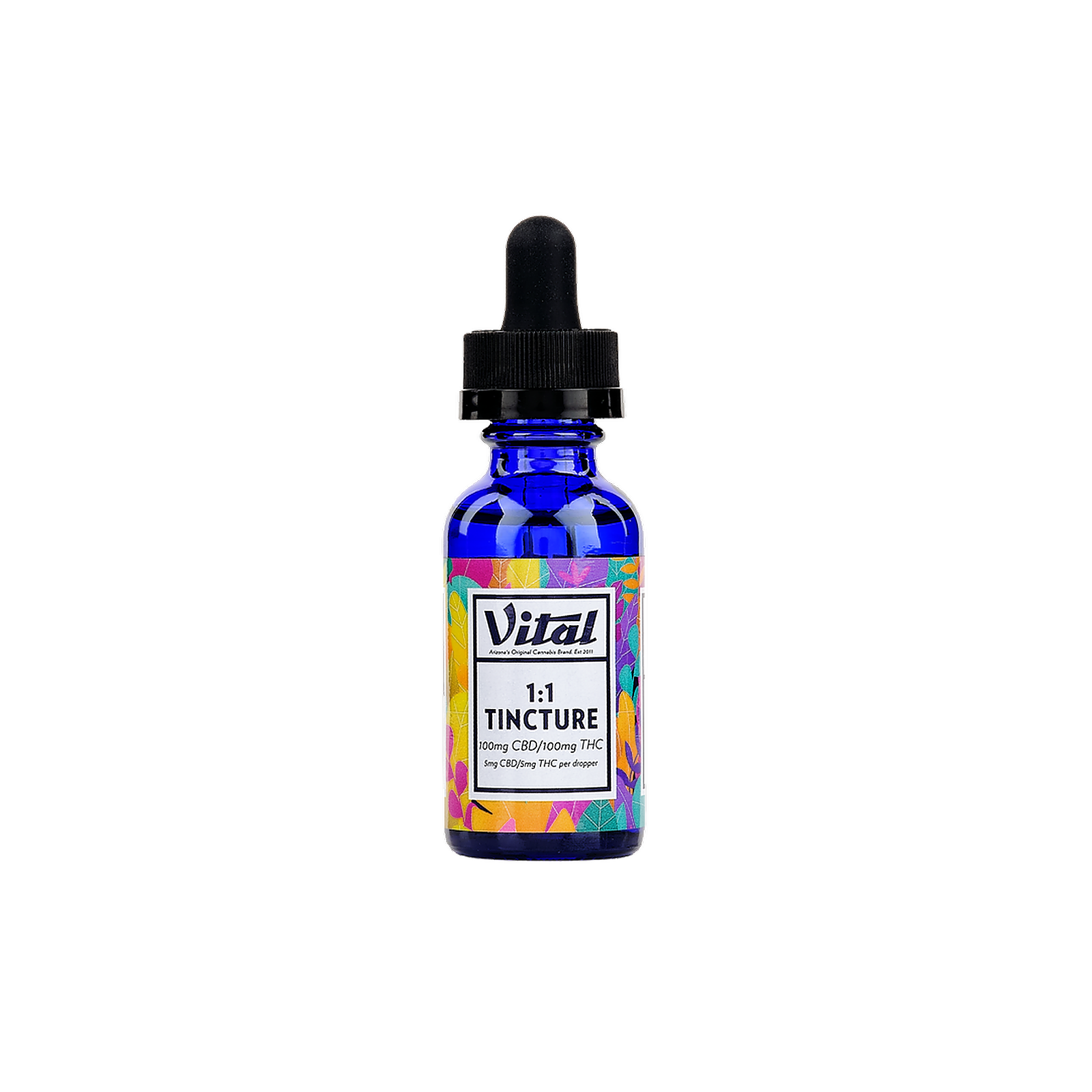 Vital: Vital Tincture 1:1 100mg CBD and 100mg THC | Leafly