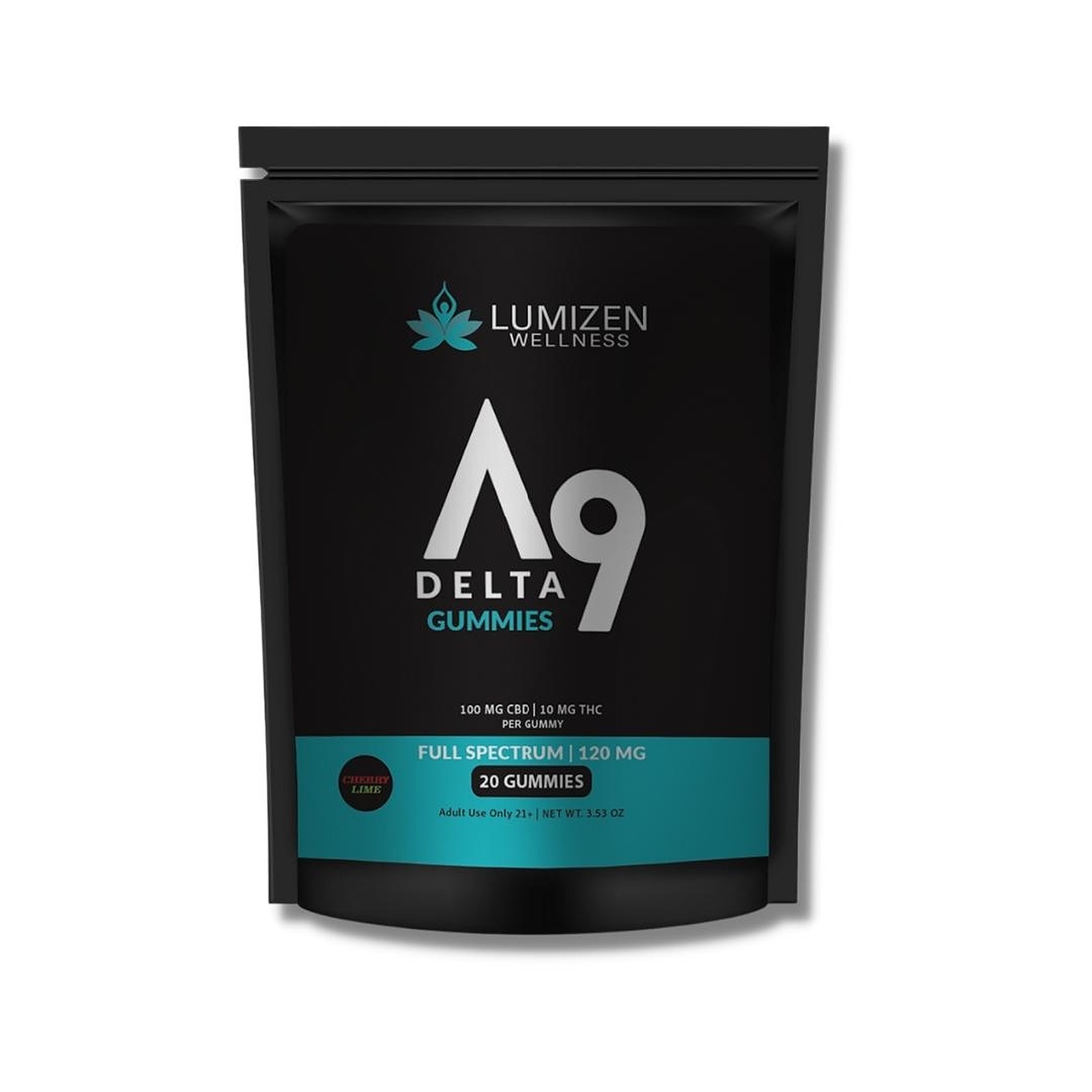 Lumizen CBD: Delta 9 Gummies - Cherry Lime ∆9 - 20ct | Leafly