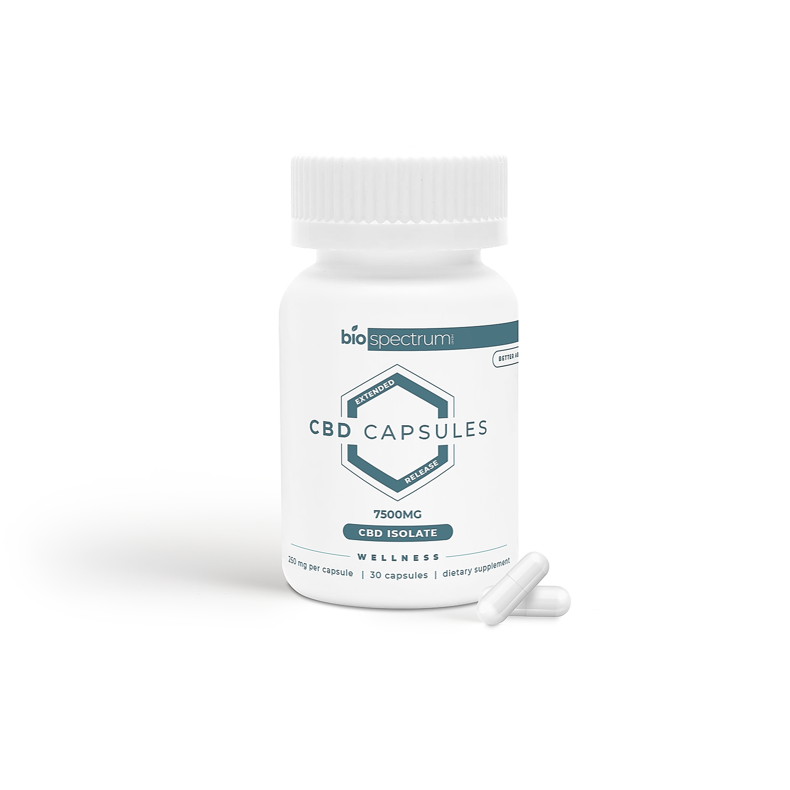 BioSpectrum Hemp: CBD Wellness Capsules 7500mg | Leafly