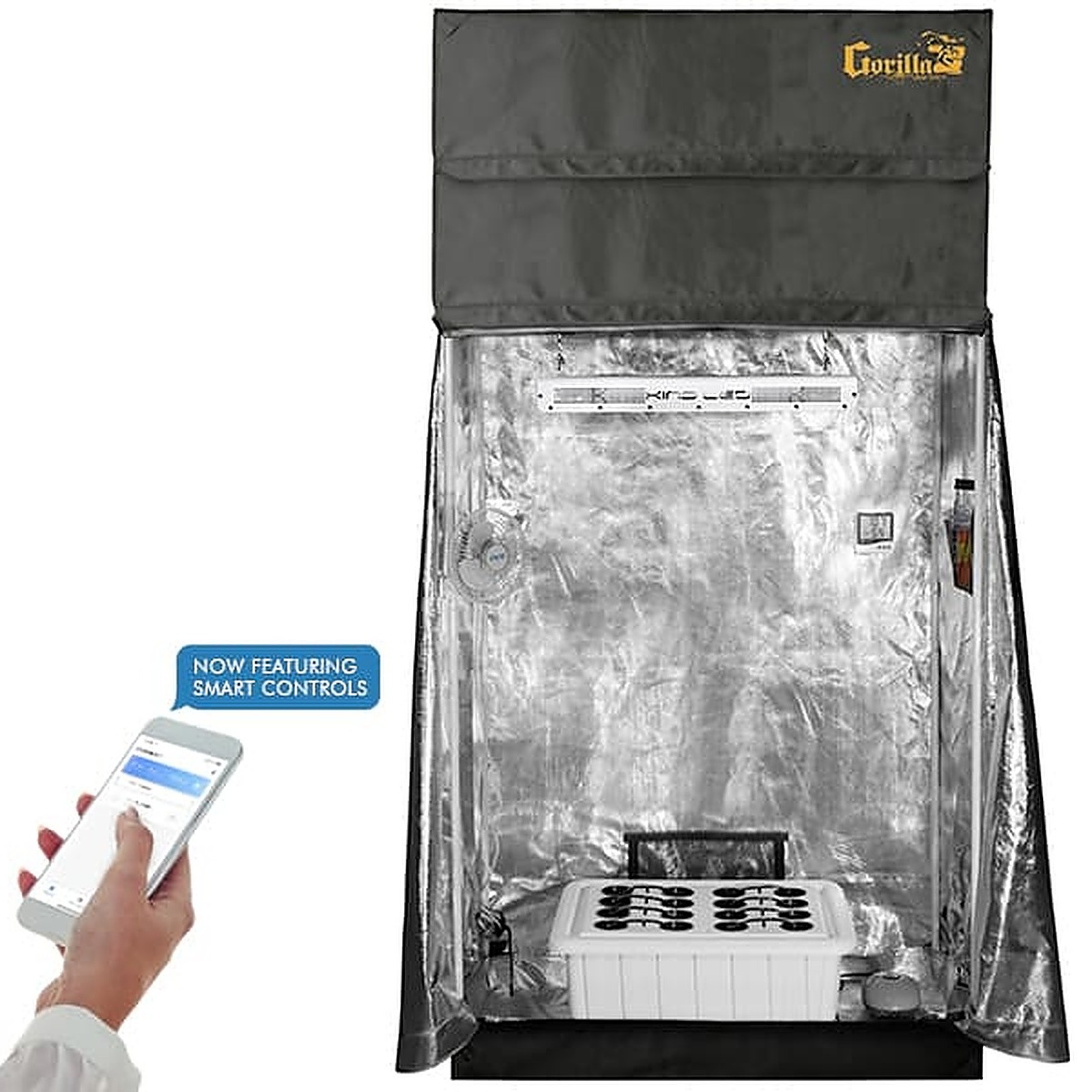 Grow Godz: SuperRoom Smart 5′ x 5′ Grow Tent Package | Leafly