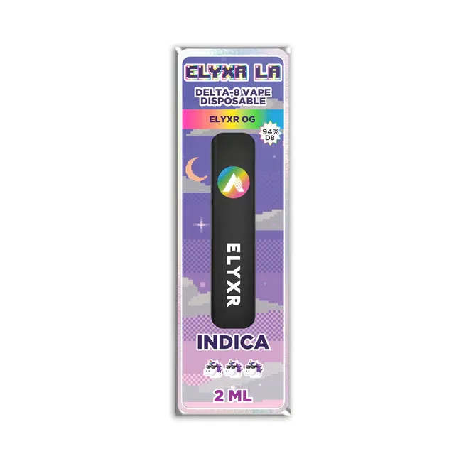 Elyxr: Delta 8 Disposable Vape 2 Grams (2000mg) | Indica ~ Elyxr OG ...