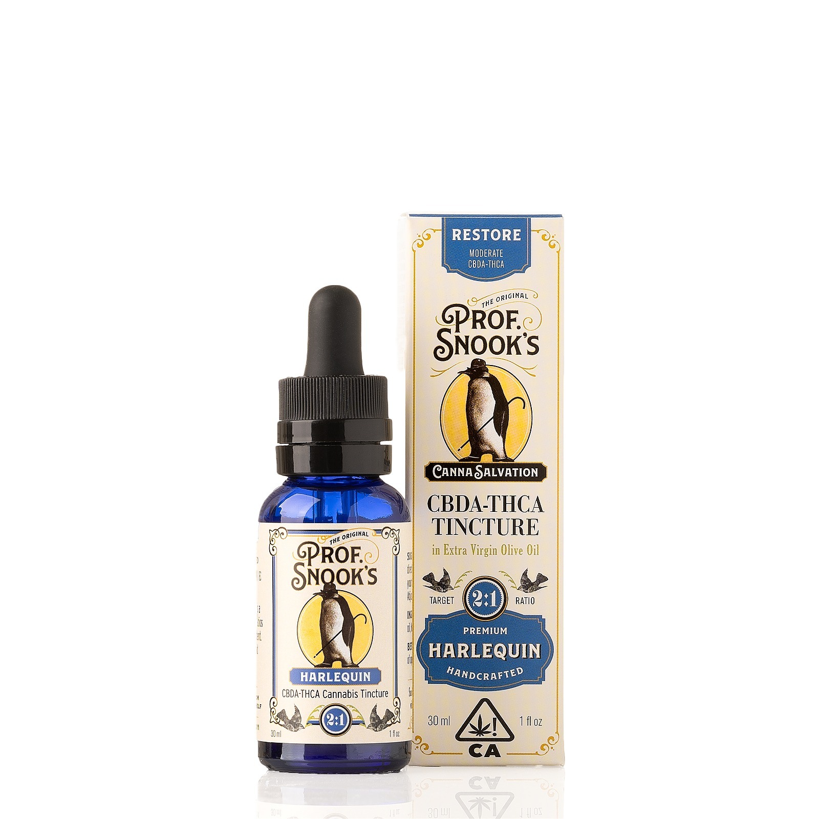 Professor Snook's: 2:1 Harlequin Restore CBDA and THCA Tincture 15ml ...