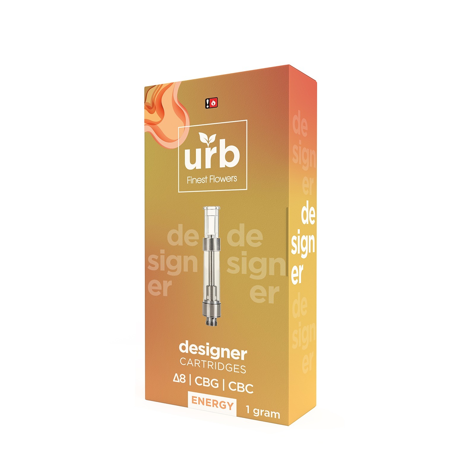 Urb Finest Flowers: Energy Delta 8 THC Designer Cartridge 1G | Leafly