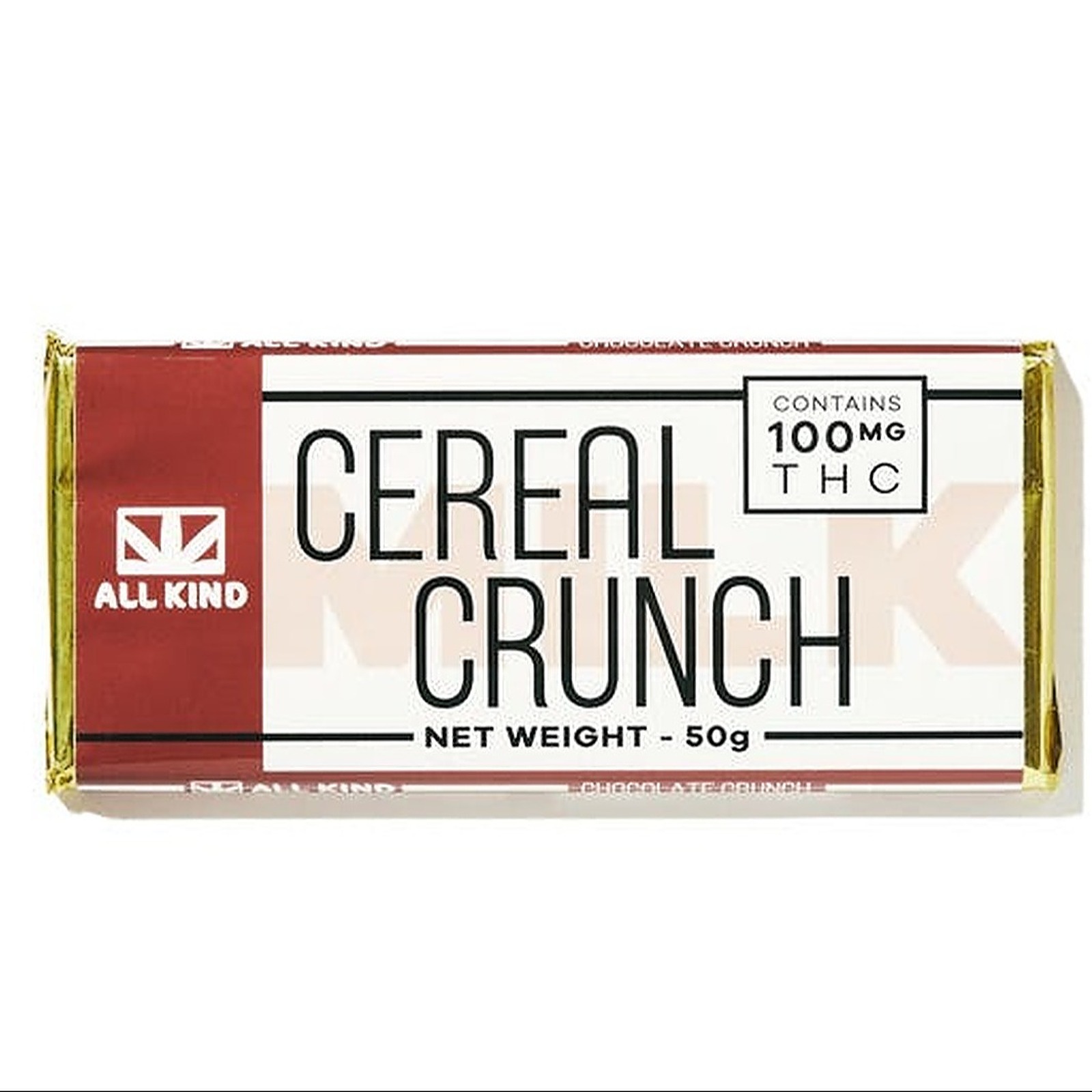 All Kind: All Kind Cereal Crunch Milk Chocolate: 100mg THC (MED) | Leafly