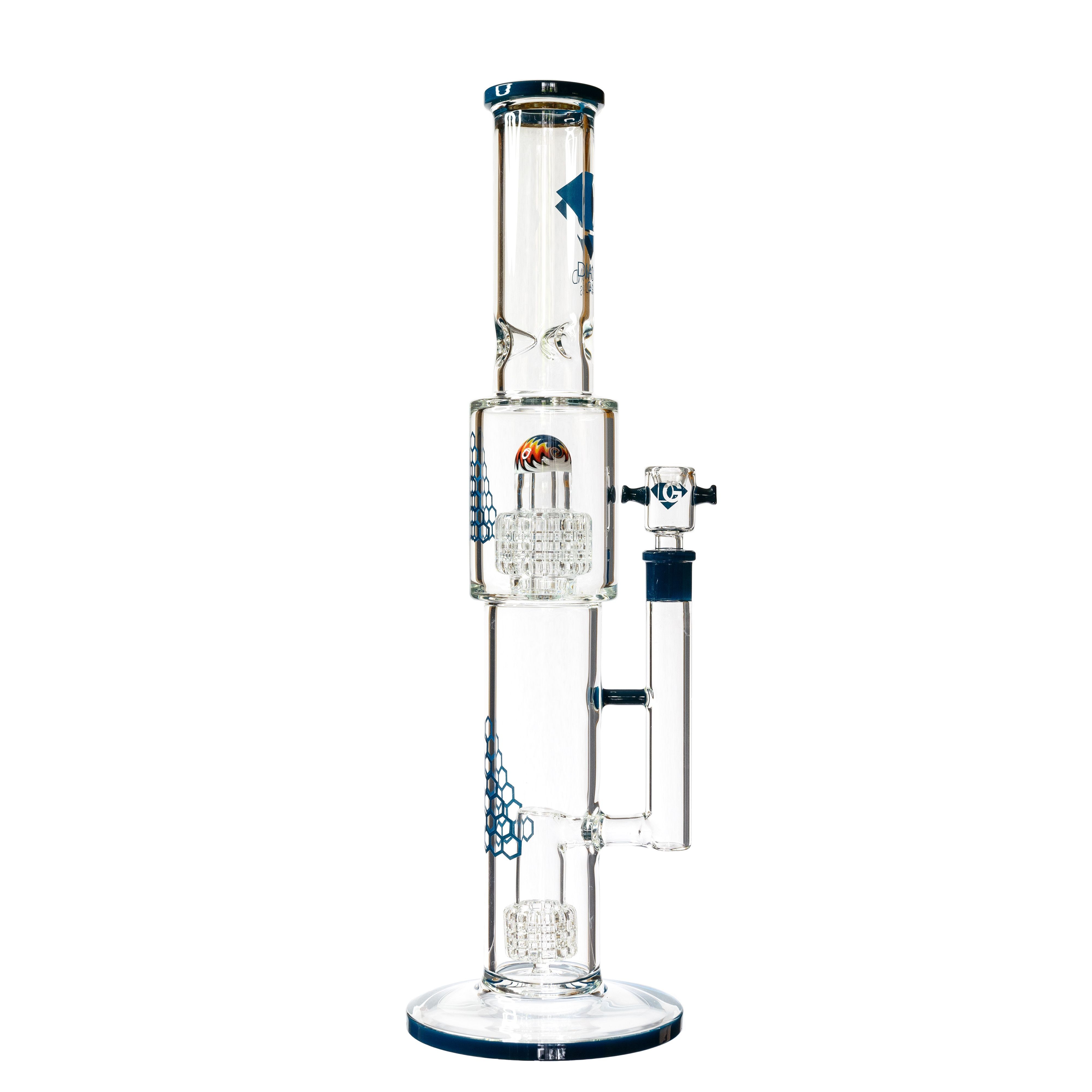 Bat Kountry Online Headshop: 16" Straight Tube Bong w/ Dual Matrix Perc ...