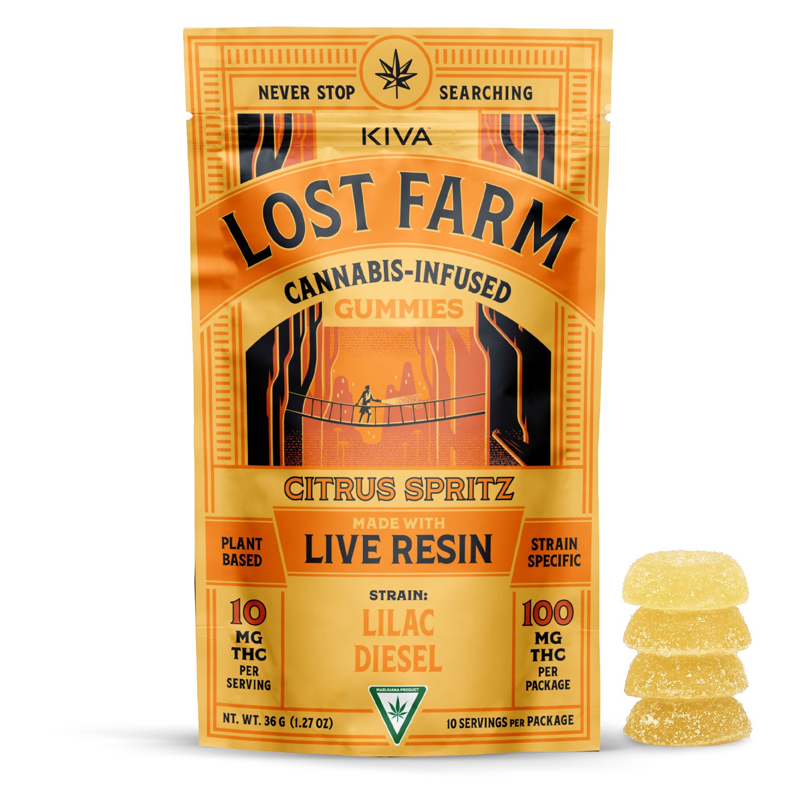 Lost Farm: 10mg Lost Farm 'Lilac Diesel x Citrus Spritz' Live Resin ...