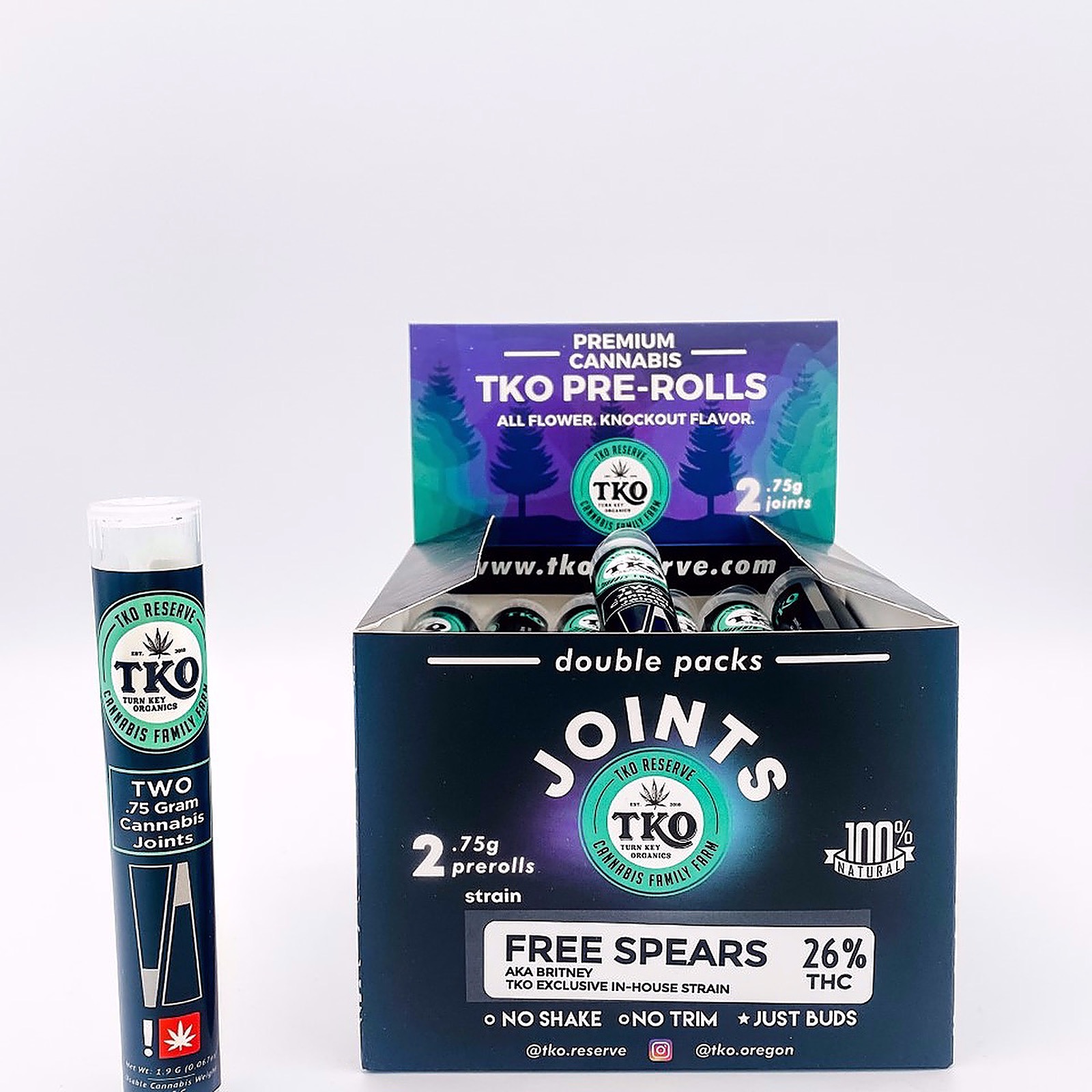 TKO Reserve: Cough Drops TKO Doublepacks : Two .75 Gram Pre-Rolls | Leafly
