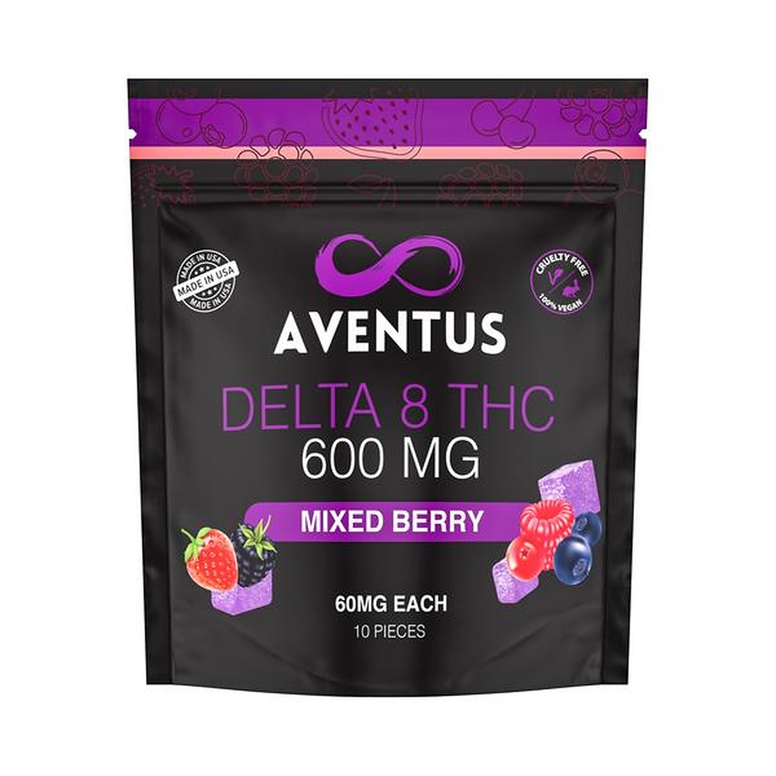 Aventus 8: DELTA-8 THC INFUSED GUMMIES MIXED BERRY | Leafly Aventus 8: DELTA-8 THC INFUSED GUMMIES MIXED BERRY | Leafly