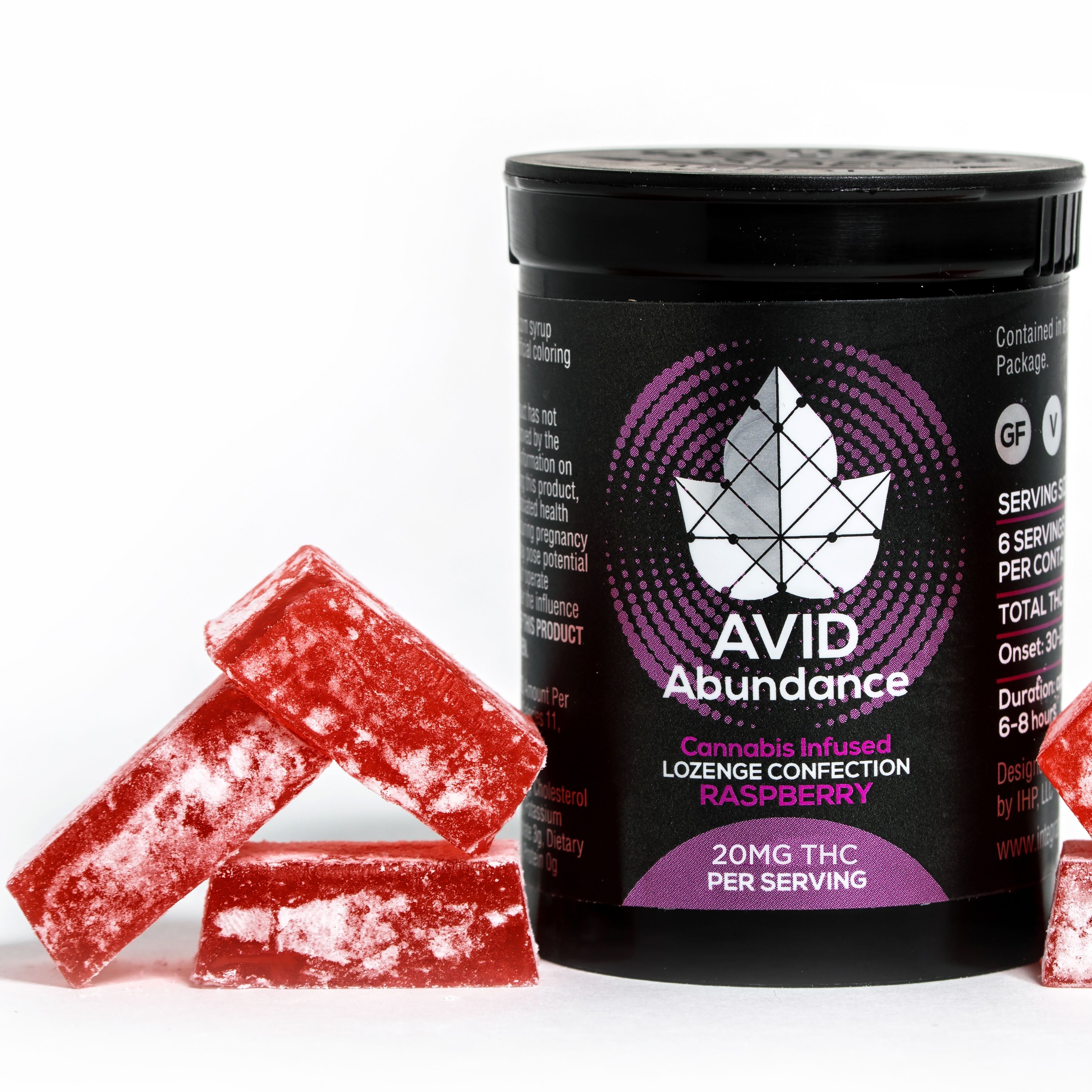 Avid Abundance: Raspberry Lozenges THC High Dose 3-pack | Leafly