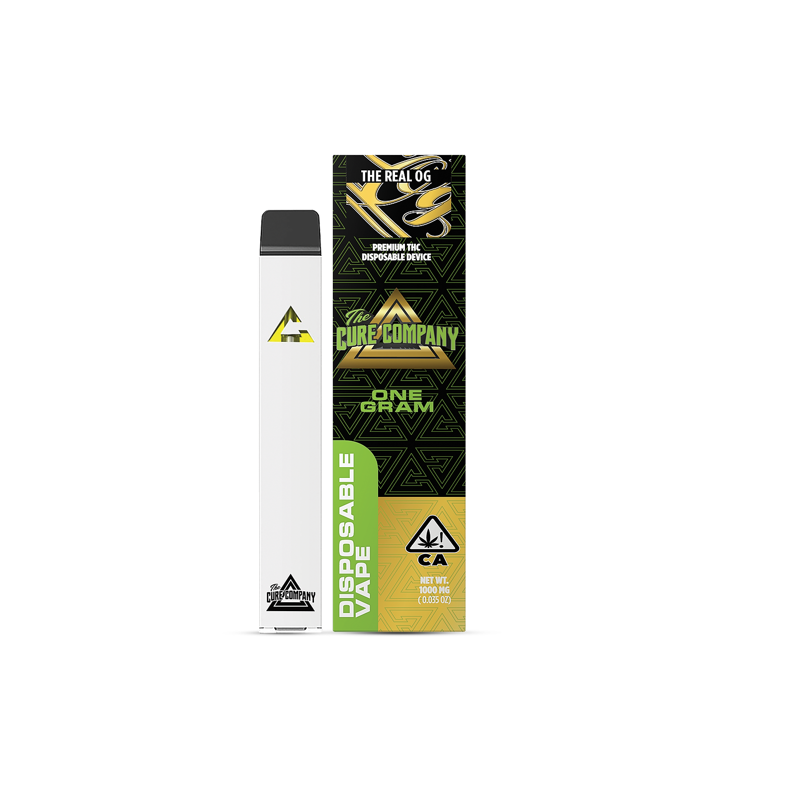 The Cure Company: The Real OG | 1g Vape Disposable | Leafly
