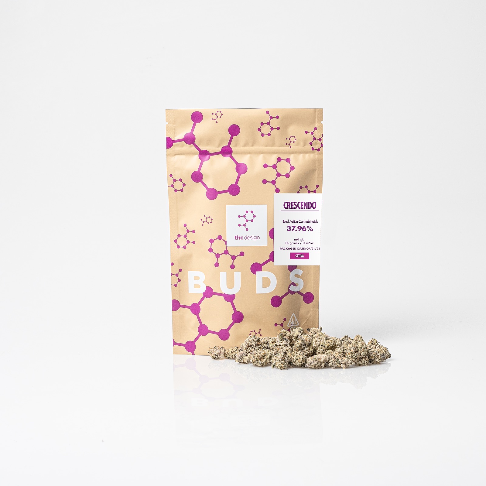 THC Design: THC Design Buds Crescendo 14g Pouch | Leafly