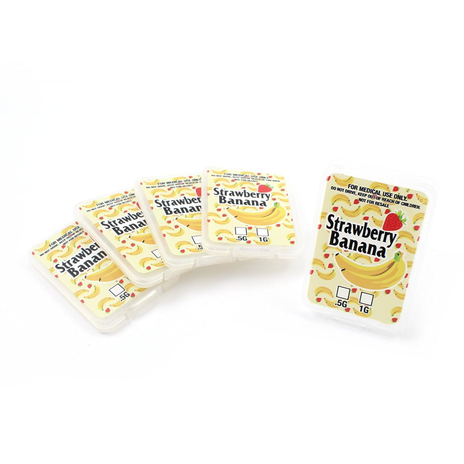 Shatter Labels: 25 STRAWBERRY BANANA Strain Cannabis Label Shatter ...