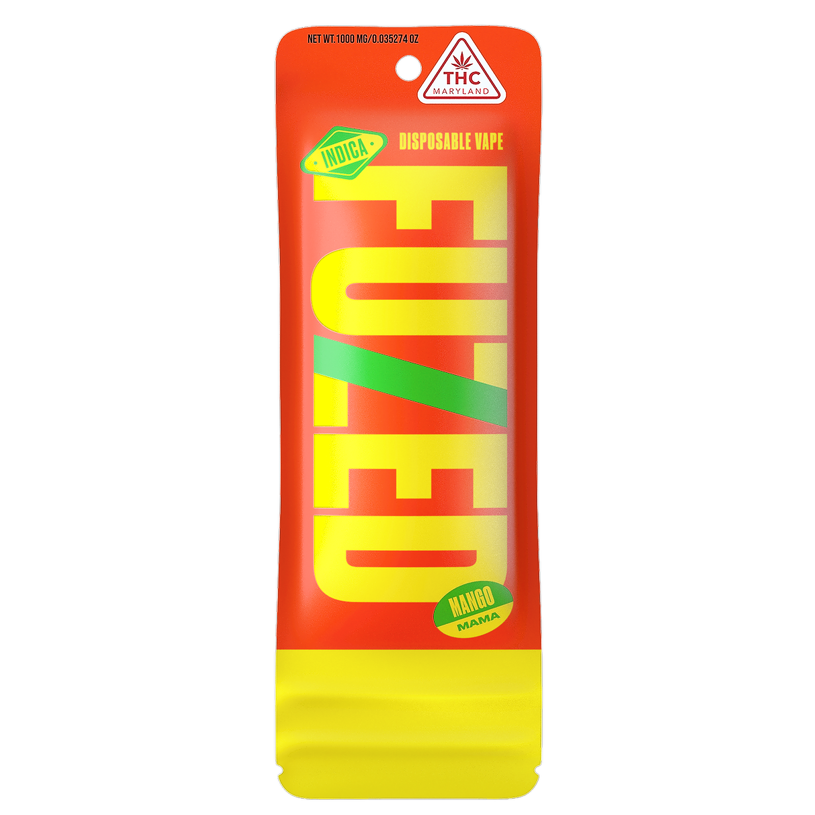 Curio Wellness: Fuzed: Mango Mama Disposable Vape [1g] | Leafly