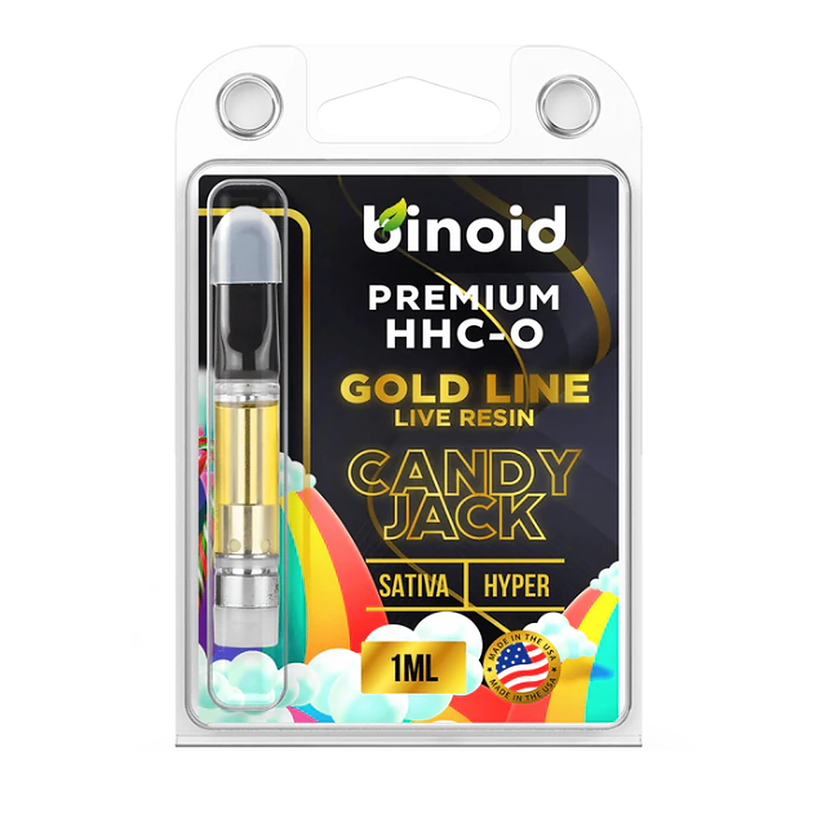 Binoid: HHC-O Live Resin Vape Cartridge - Candy Jack | Leafly