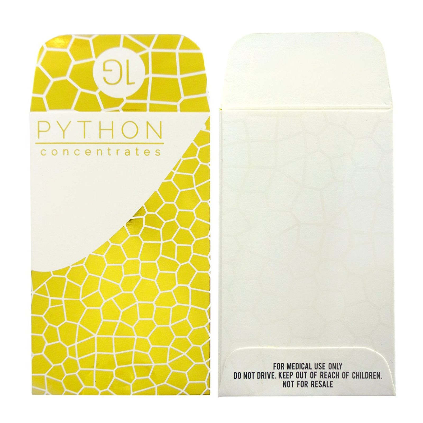 Shatter Labels: 25 Premium PYTHON CONCENTRATES Gold Foil Spot UV Matte ...