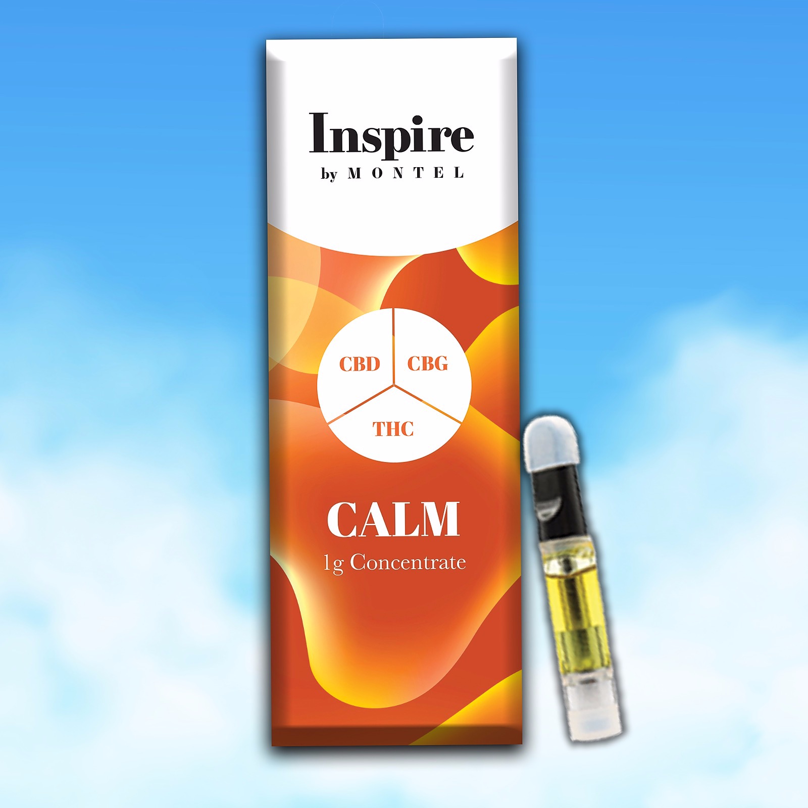 INSPIRE by Montel: CALM CBD: THC: CBG Vape Cart | Leafly