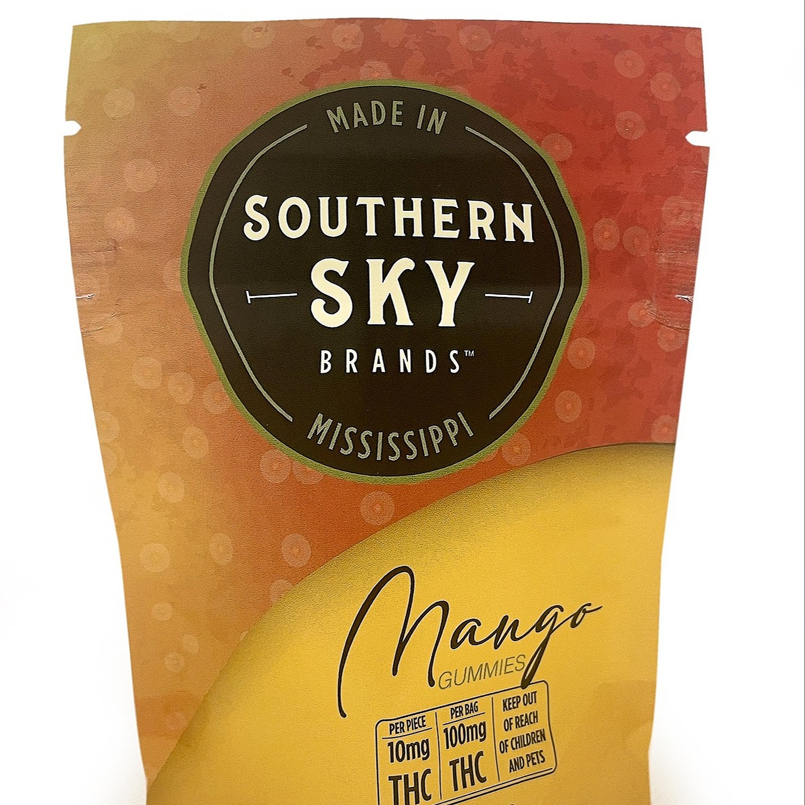 Southern Sky Brands: Mango Gummies (100mg THC) | Leafly