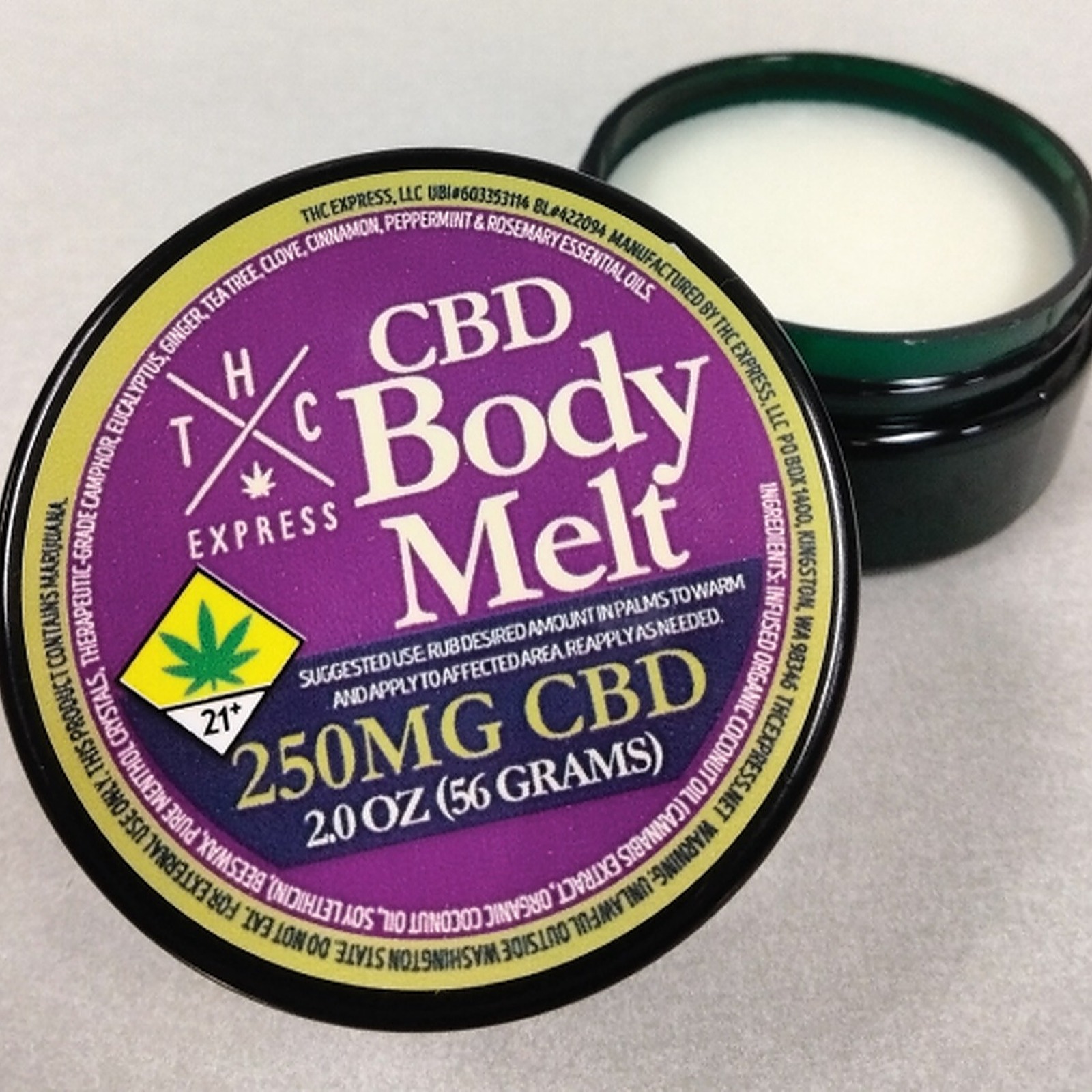 THC Express: CBD Body Melt | Leafly