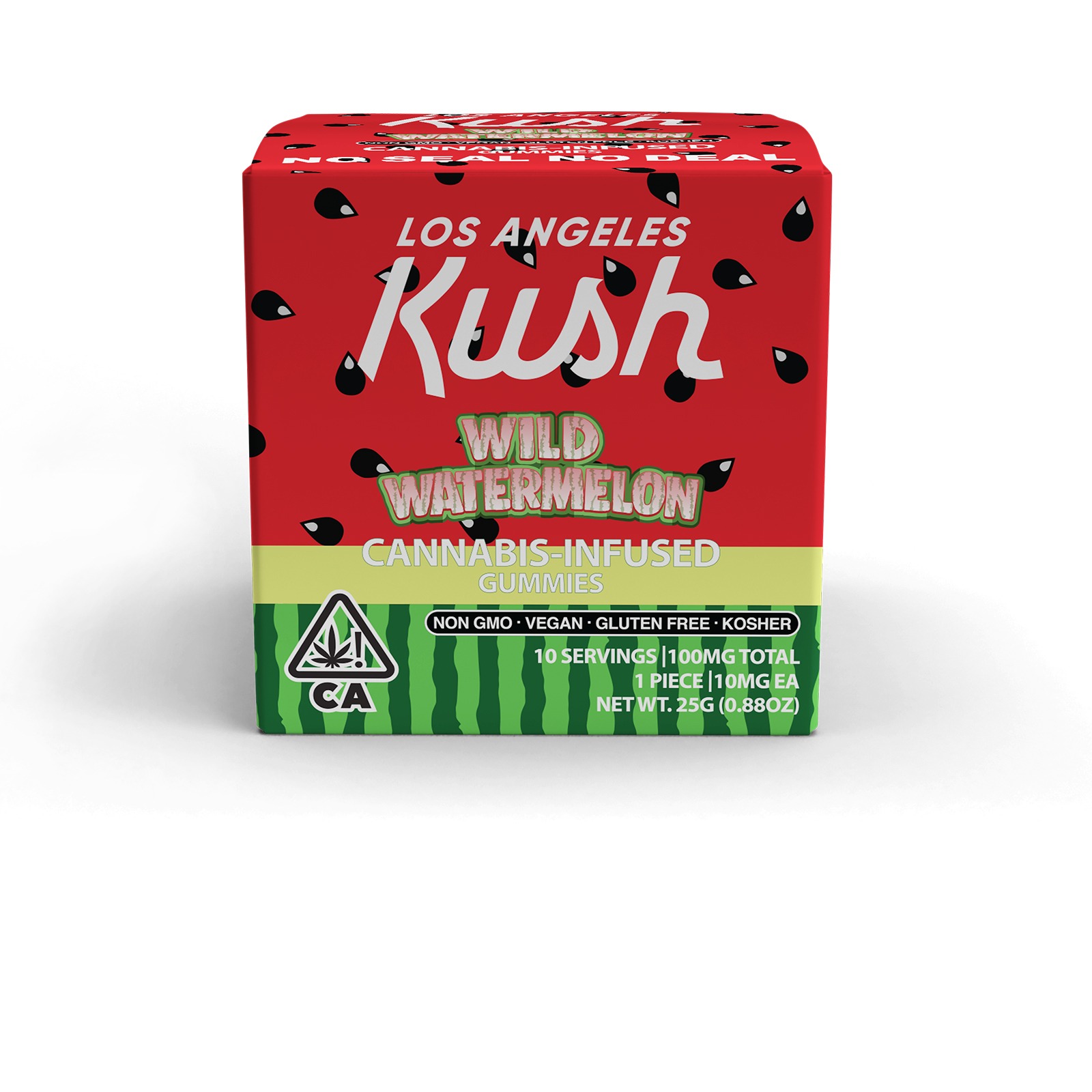 LA Kush - Los Angeles Kush: Wild Watermelon 100mg Gummies | Leafly