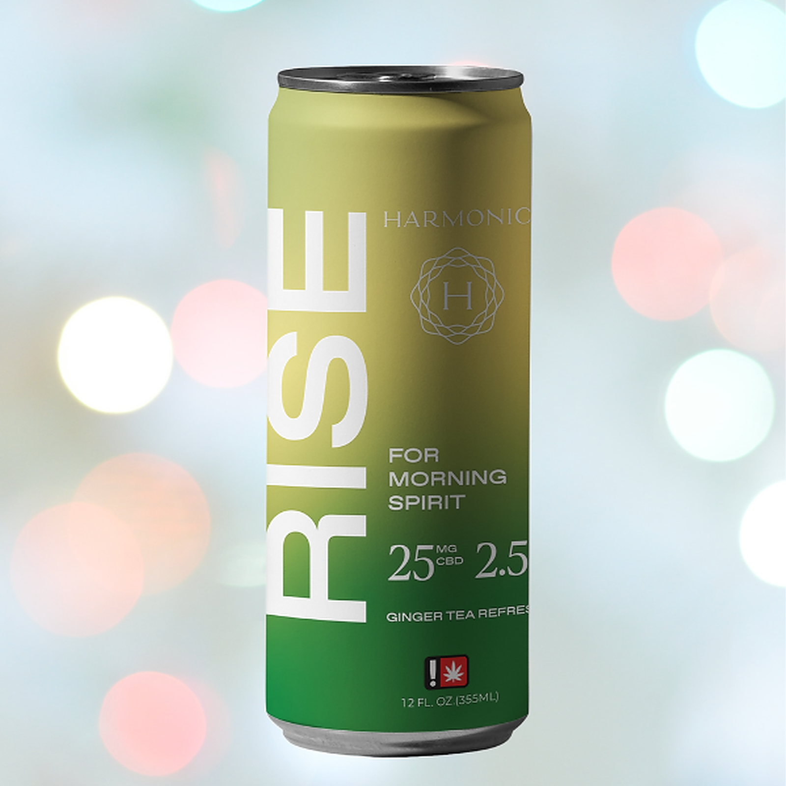 Harmonic Woman: Rise Drink - 2.5mg THC and 25mg full spectrum CBD | Leafly