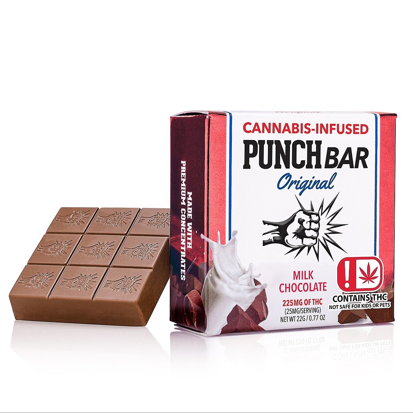Punch: Milk Chocolate OK 225MG PunchBar | Leafly