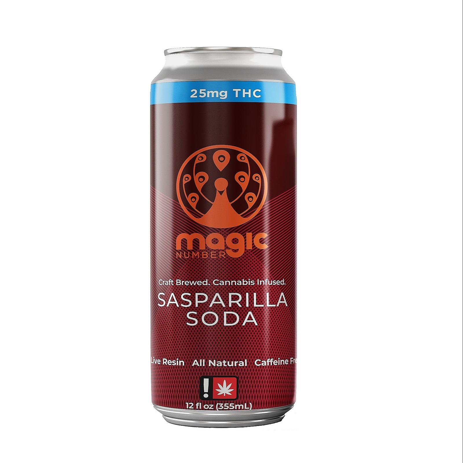 Magic Number: Sasparilla Soda - Live Resin 25mg | Leafly