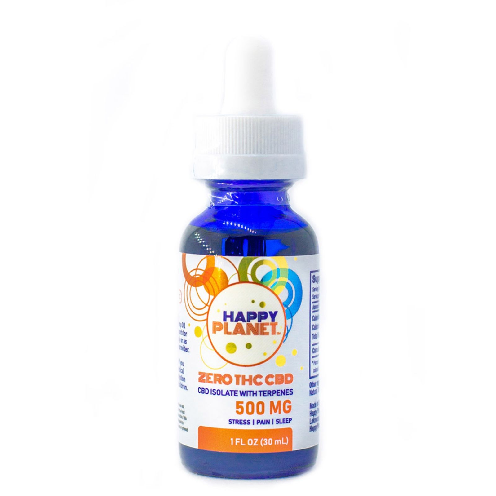 Happy Planet CBD: 500MG | CBD Oil Tincture - Zero THC | Leafly