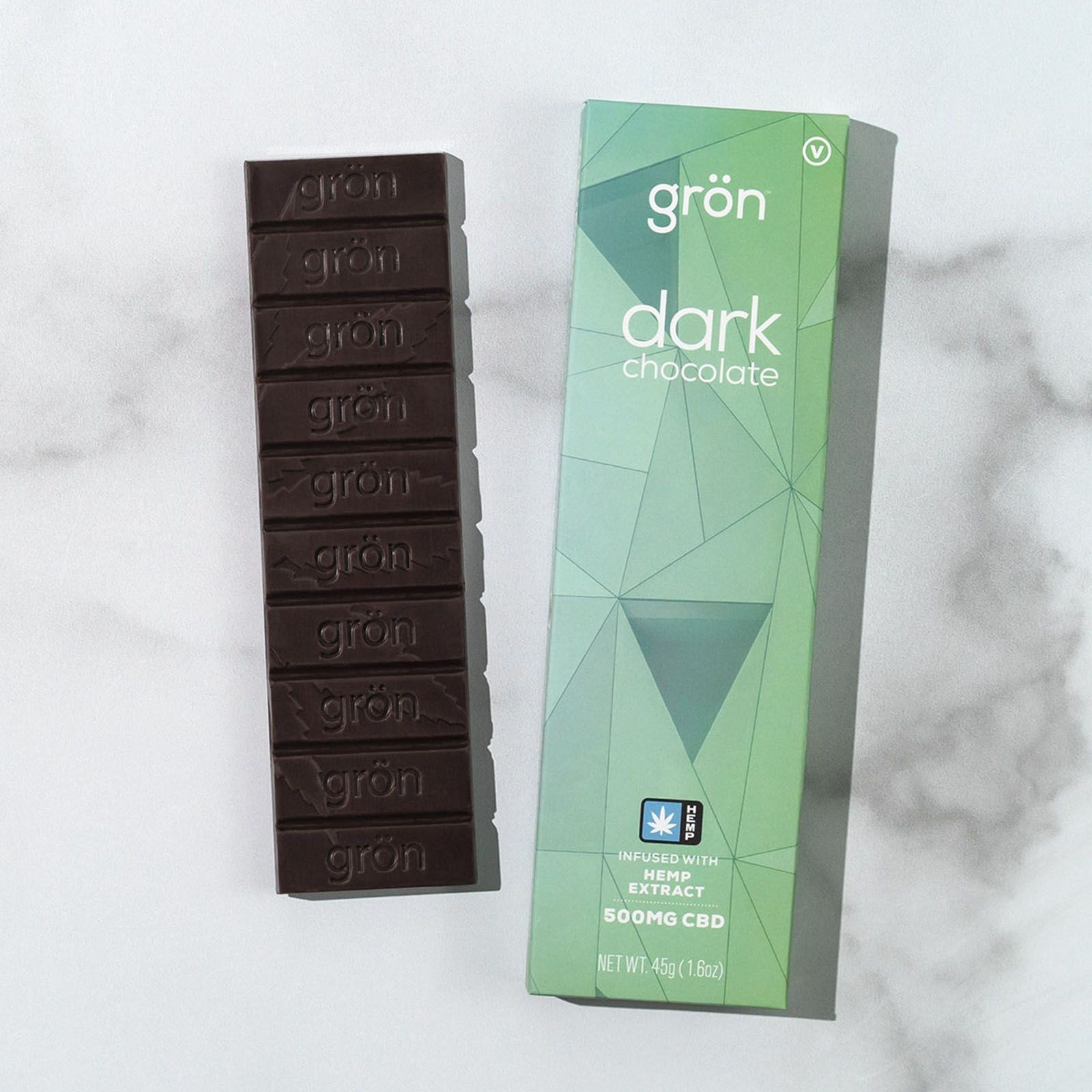 Grön: Dark Chocolate - 500mg CBD | Leafly