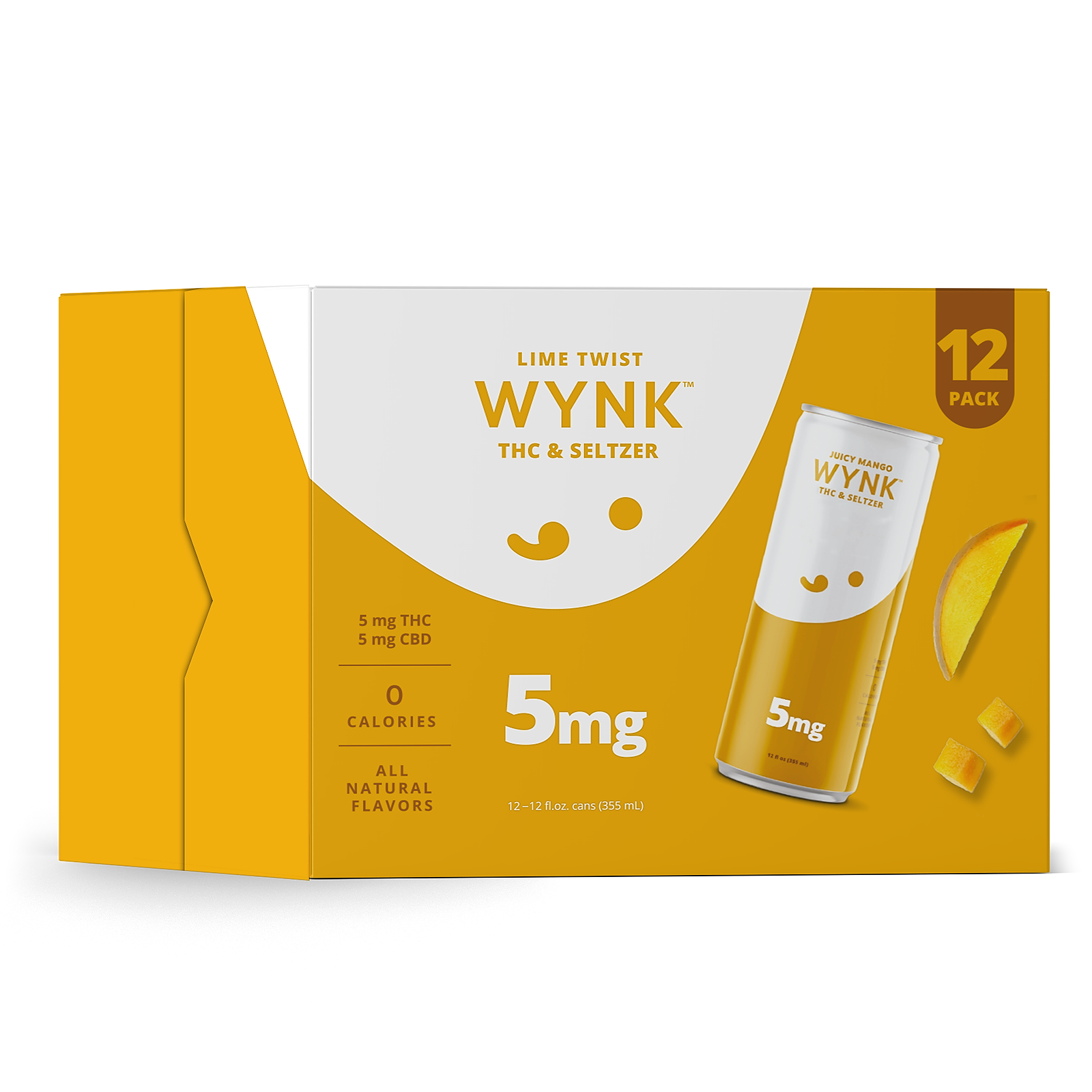 WYNK: 1:1 Juicy Mango (5mg) (12pk) | Leafly