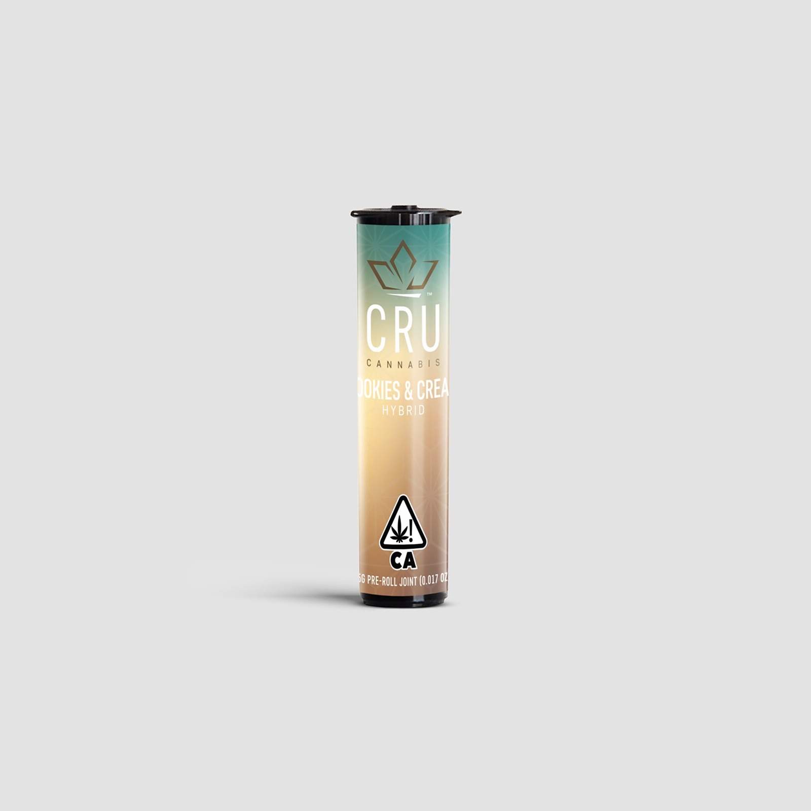 CRU Cannabis: Cookies & Cream (0.5G Pre-Roll) | Leafly