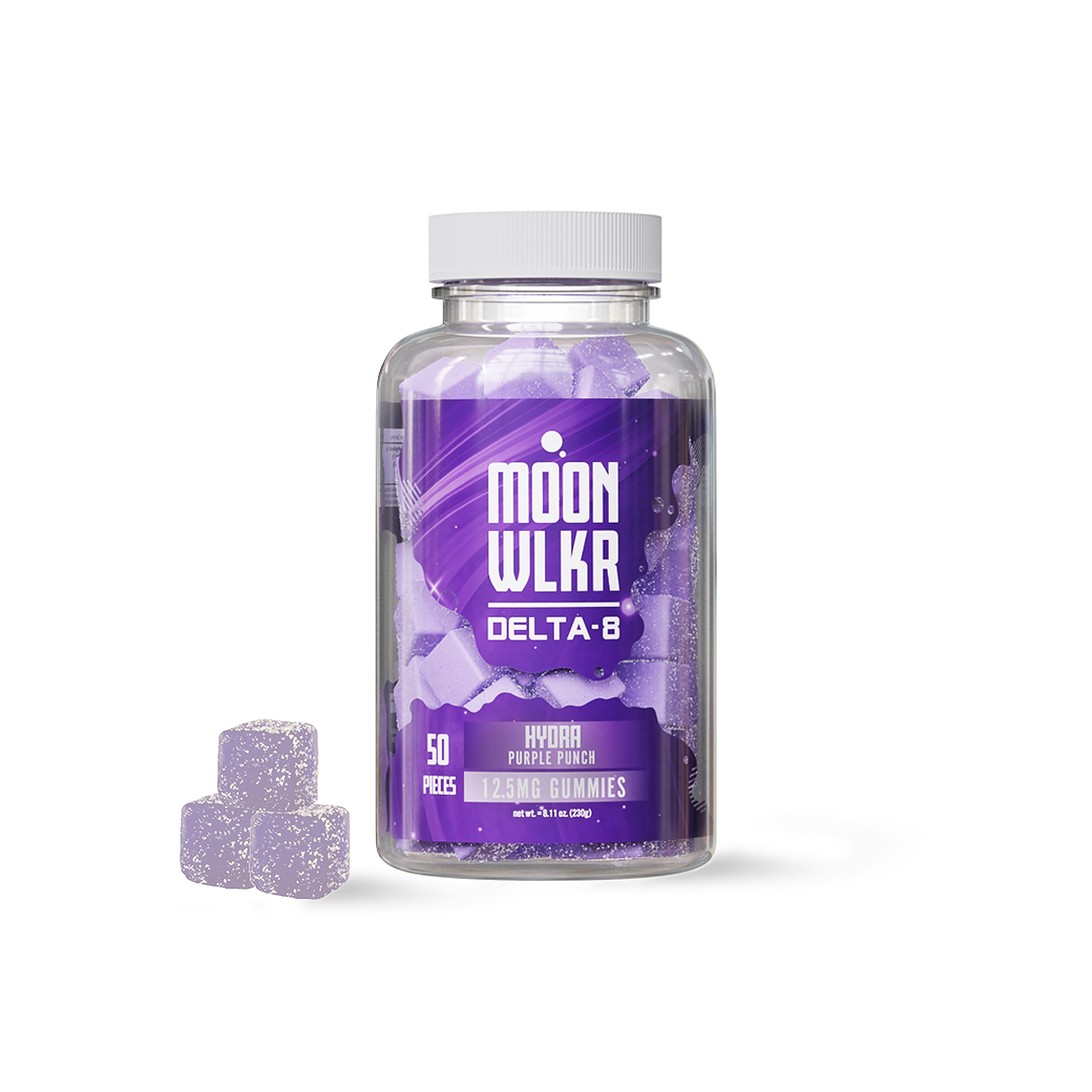 MOONWLKR: Delta-8 THC Gummies - Purple Punch | Leafly
