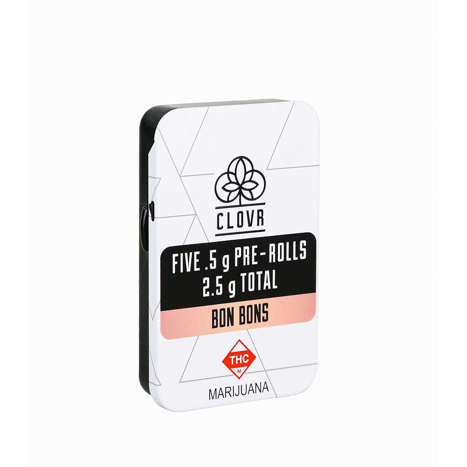 CLOVR: CLOVR- Pre-rolls- 0.5g 5 Pack Tin- Bon Bons | Leafly