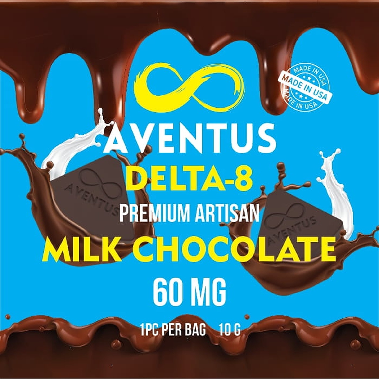 Aventus 8: MILK CHOCOLATE 60 MG | Leafly
