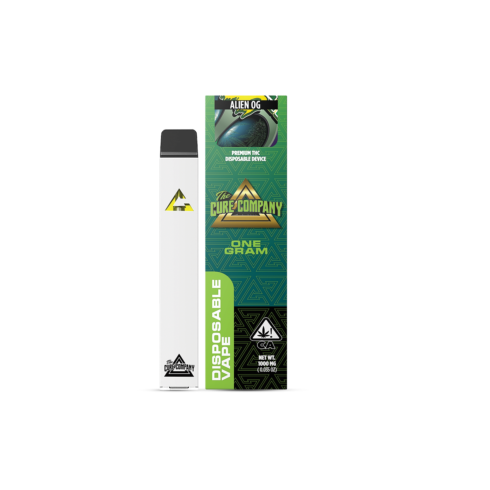 The Cure Company: Alien OG | 1g Vape Disposable | Leafly