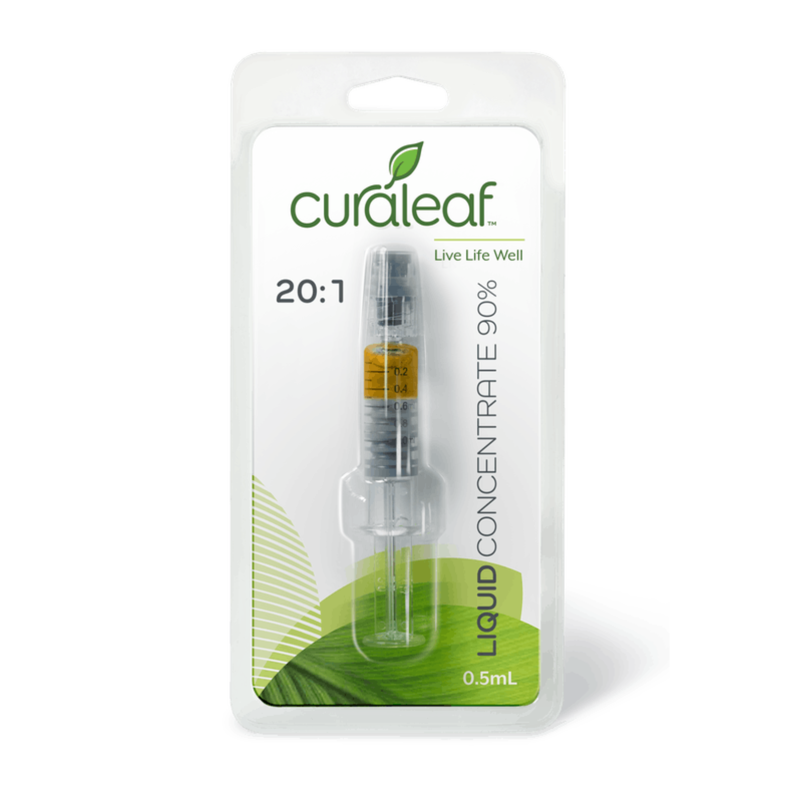 Curaleaf: Liquid Concentrate 90% 20:1 Indica | Leafly