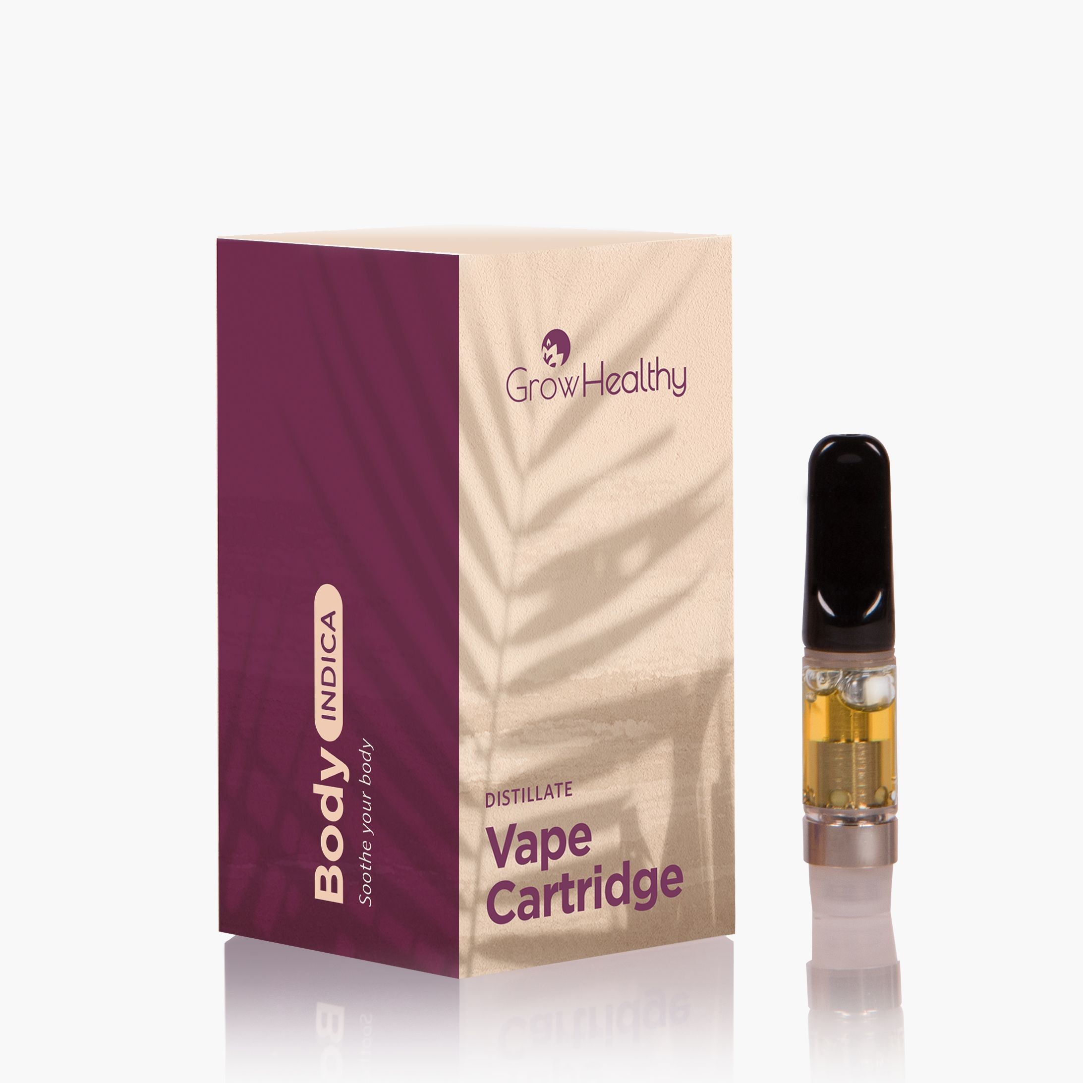 GrowHealthy: BODY Alien Bubba Berry Cartridge 0.5g | Leafly