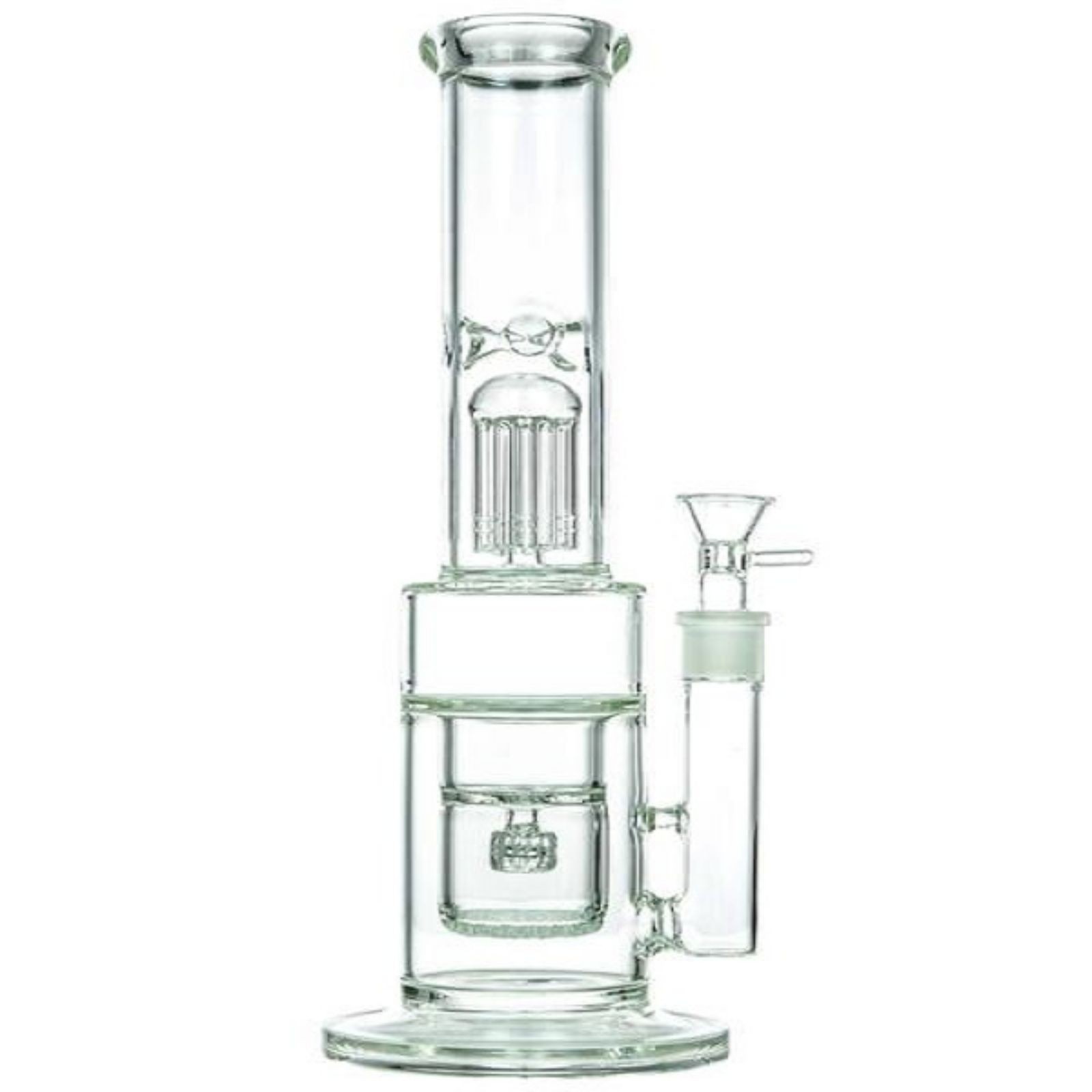Stash Lab Technologies: 15" Fritted Inset Barrel Perc Bong | Leafly