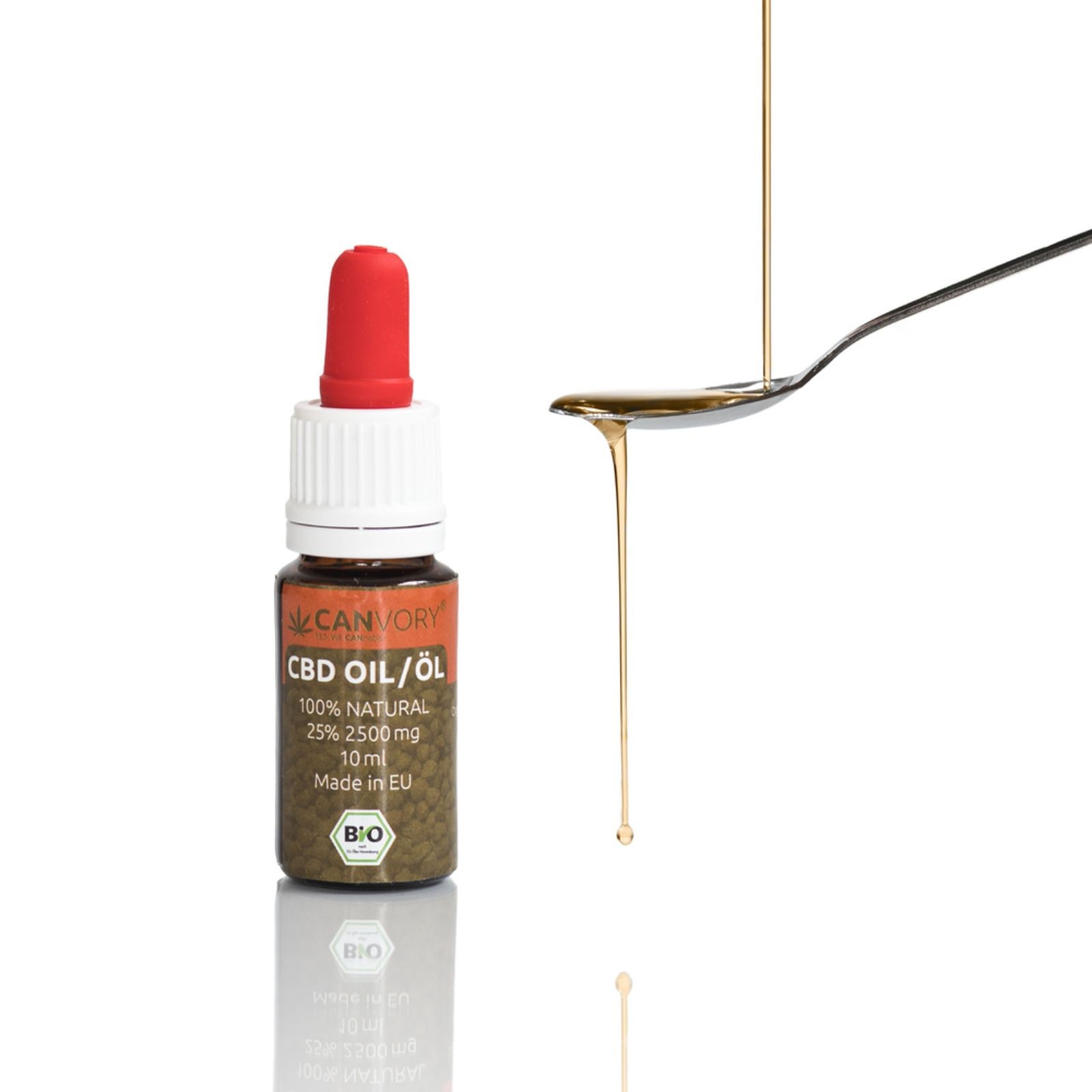 CANVORY: CBD CANNABIDIOL OIL 25 %, 2500MG - 10ML | Leafly