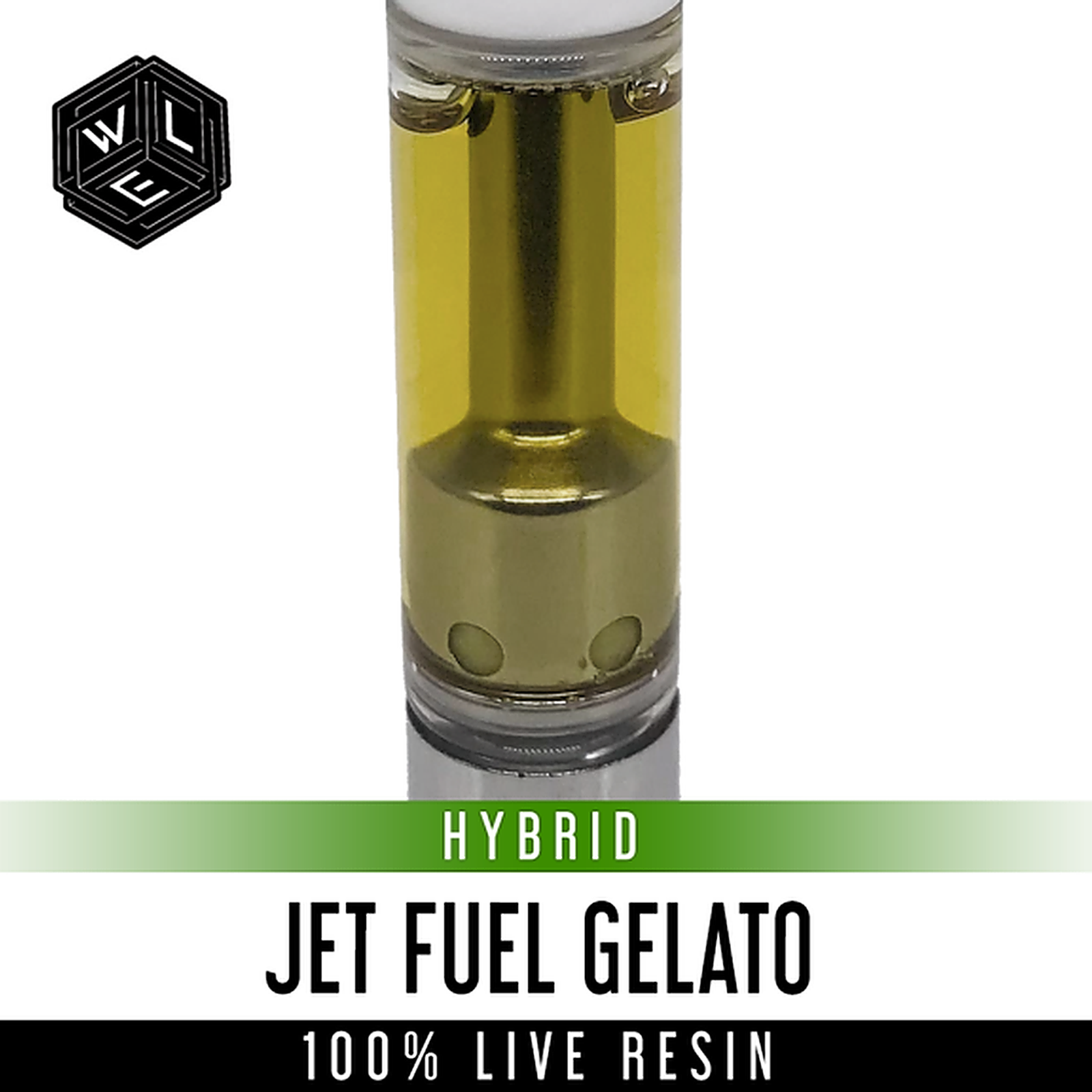 White Label Extracts Jet Fuel Gelato 100 Live Resin Cartridge 1 Gram