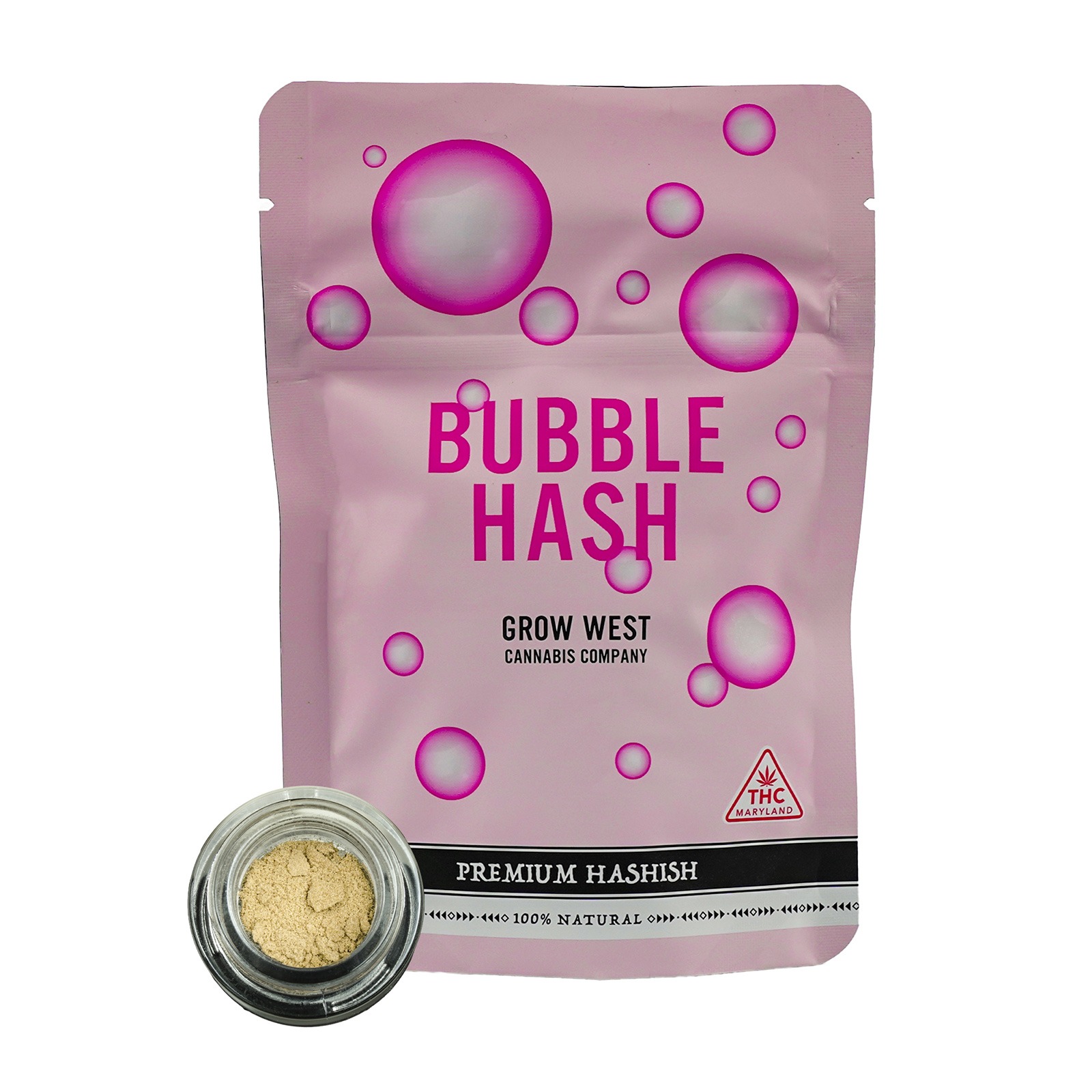 Grow West Cannabis Company: Bubblegum Cake Bubble Hash | Leafly