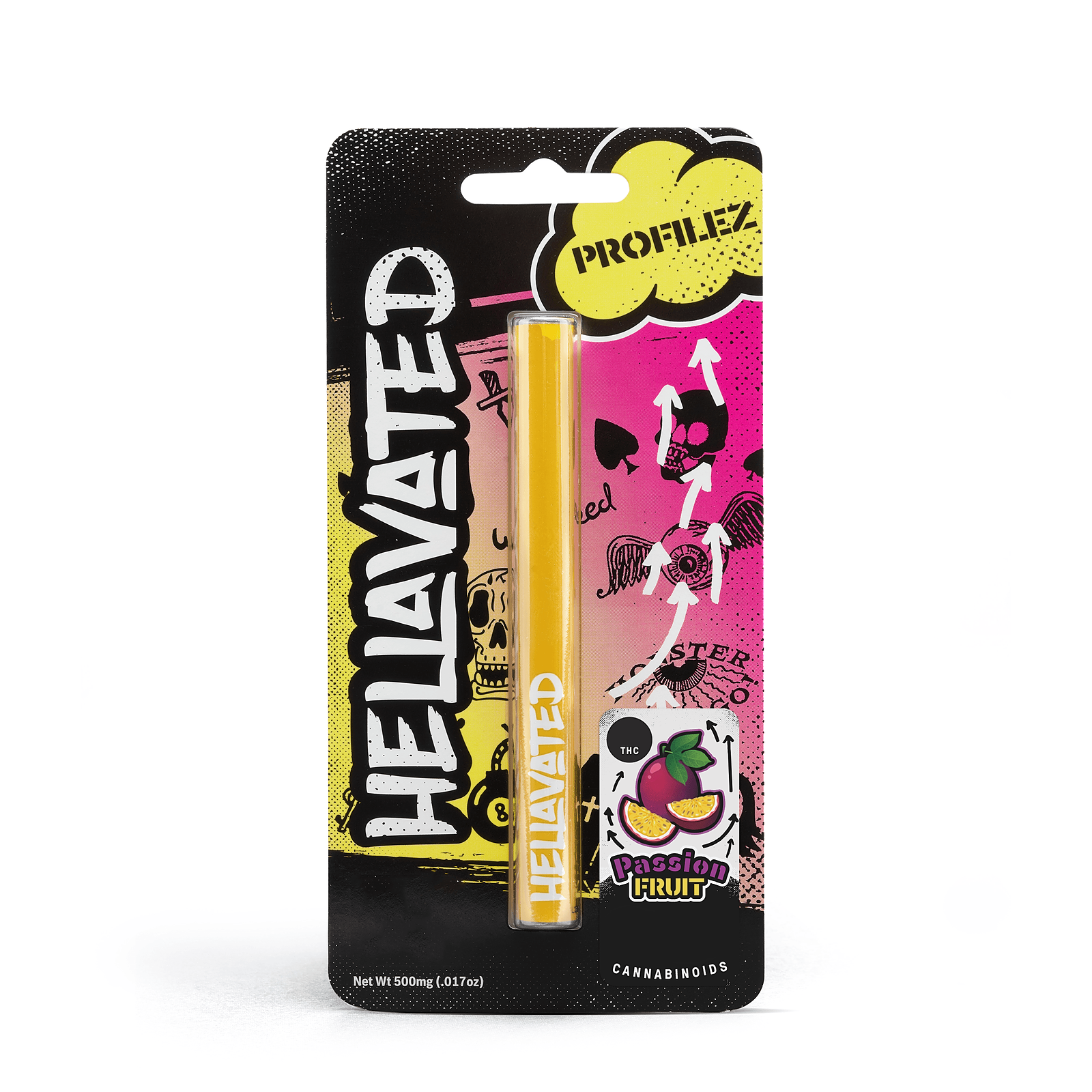 Hellavated: Passion Fruit Profilez All In One 500mg | Leafly