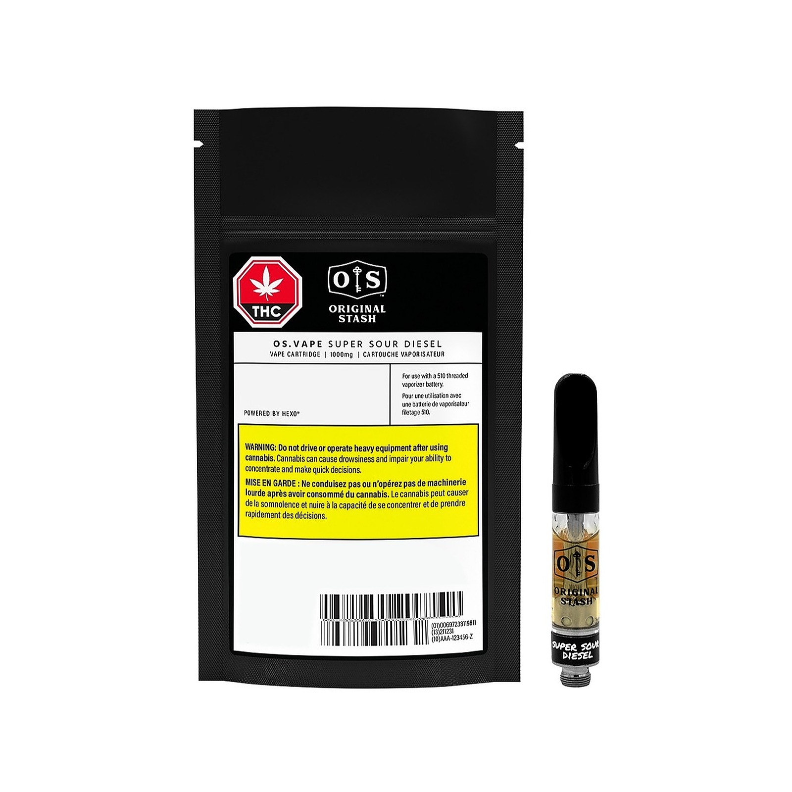 Original Stash: OS. Vape Super Sour Diesel | Leafly