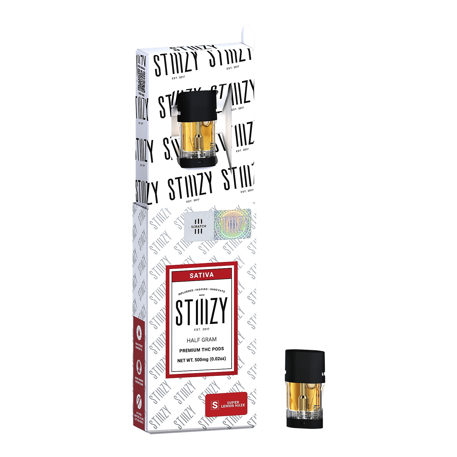 STIIIZY: SUPER LEMON HAZE PREMIUM THC POD .5G | Leafly