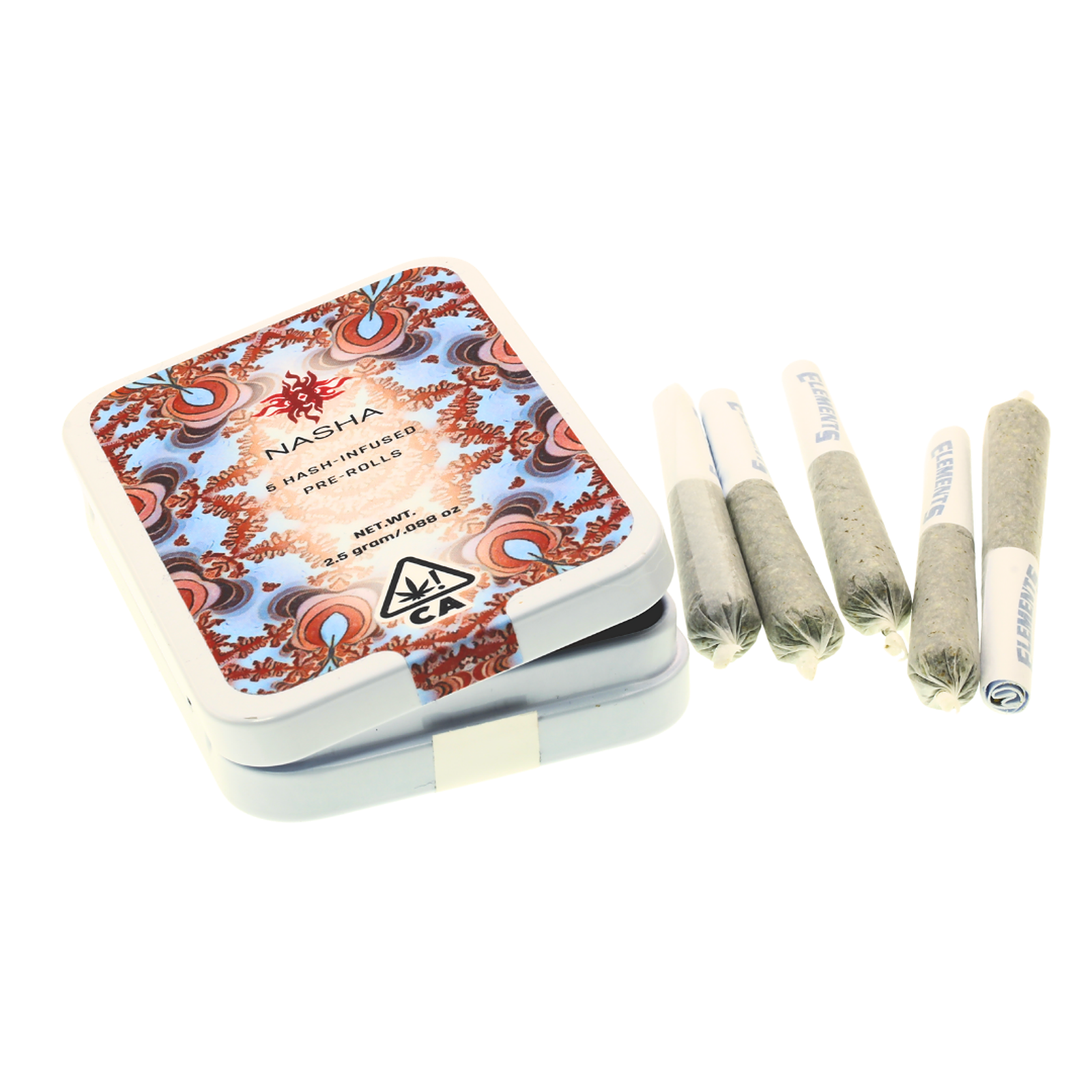 NASHA: Hash Infused PreRolls - 5 pack - Papaya Punch x Strawnana | Leafly