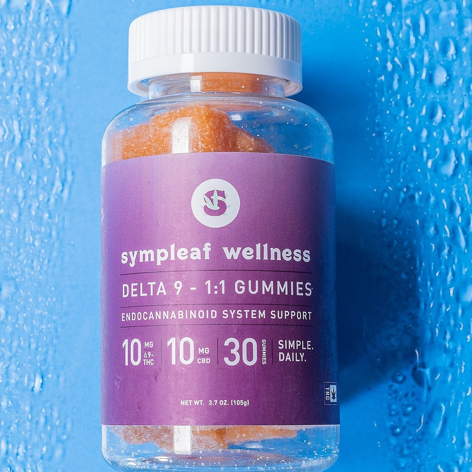 Sympleaf Wellness: 10mg Delta 9 1:1 Gummies | Leafly