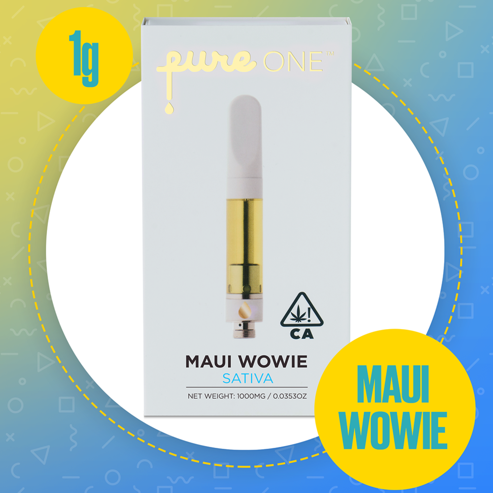 Pure Vape: Pure One - Maui Wowie [1000mg] | Leafly