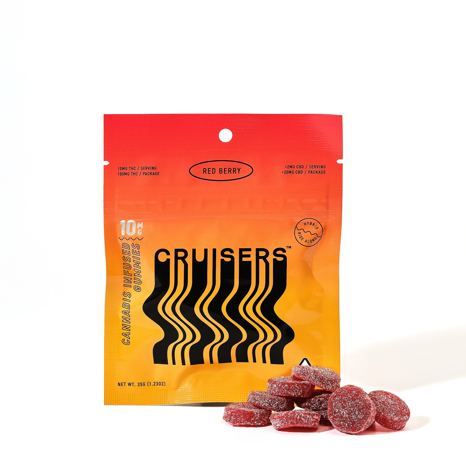 Cruisers: Red Berry Hybrid [10pk] (100mg) | Leafly