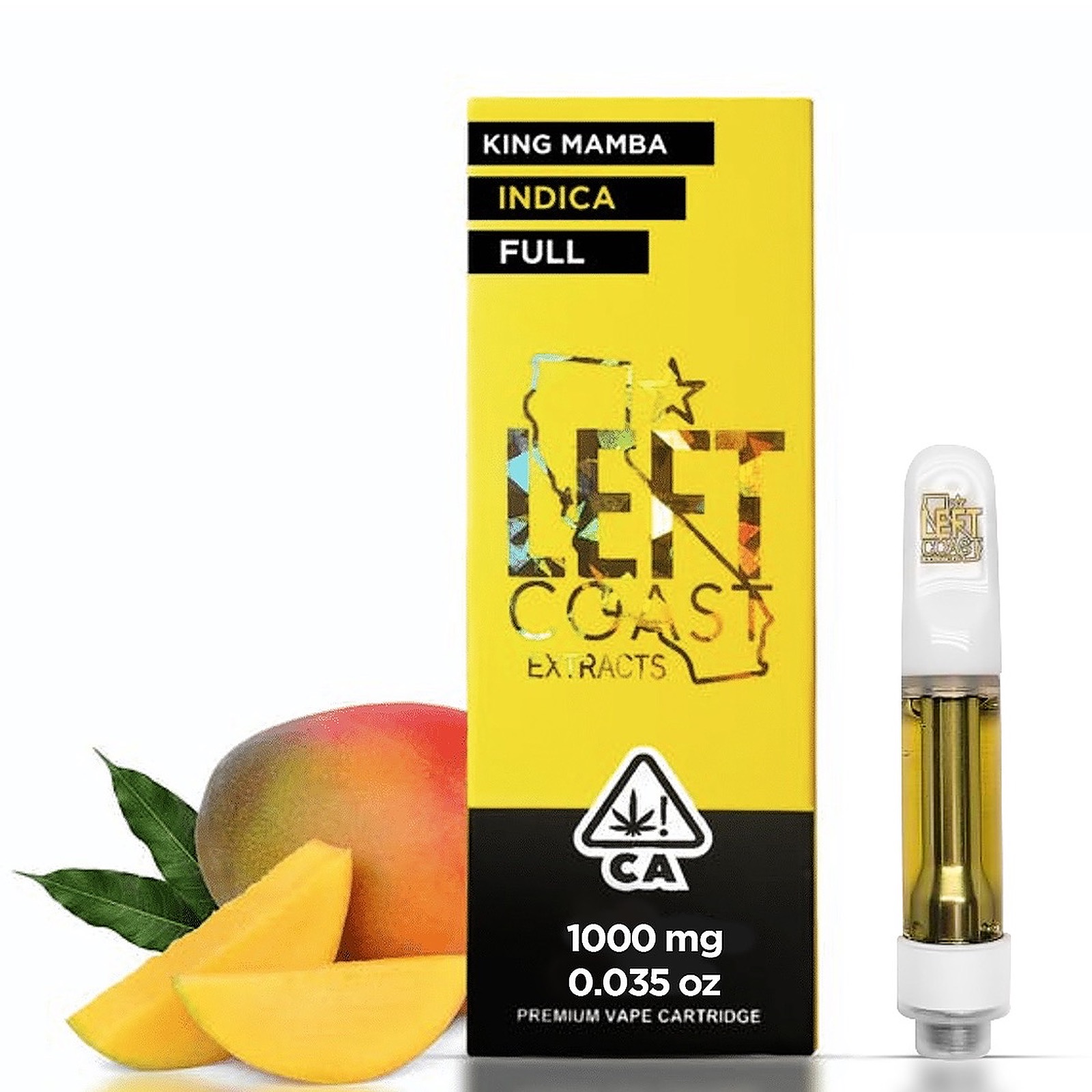 Left Coast Extracts: King Mamba Cartridge 0.5g | Leafly