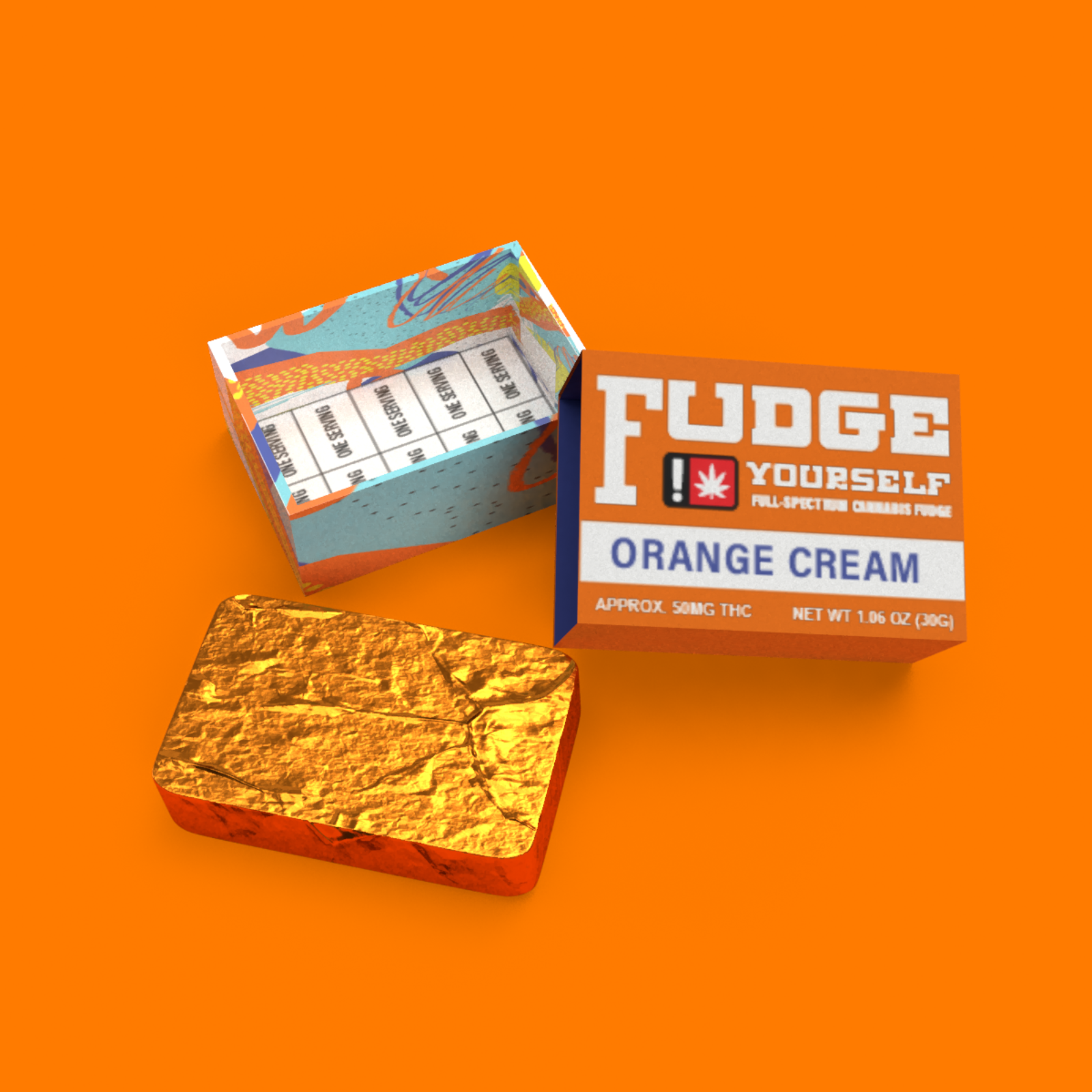 Laurie + MaryJane: THC Orange Cream Fudge 50mg | Leafly