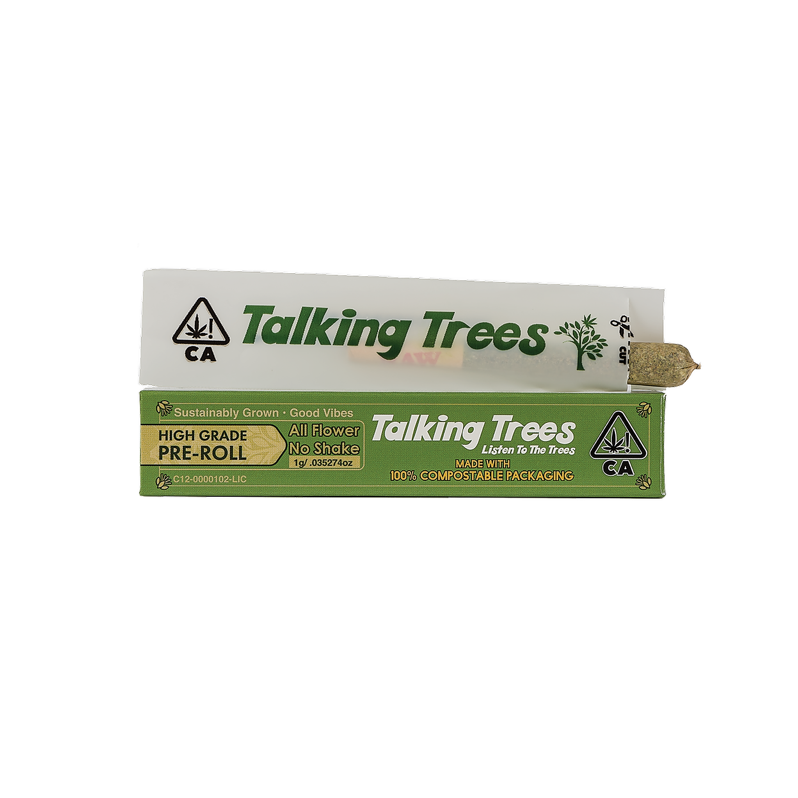 Talking Trees: Strawberry & Lime Sorbet Pre-Roll - 1g | Leafly